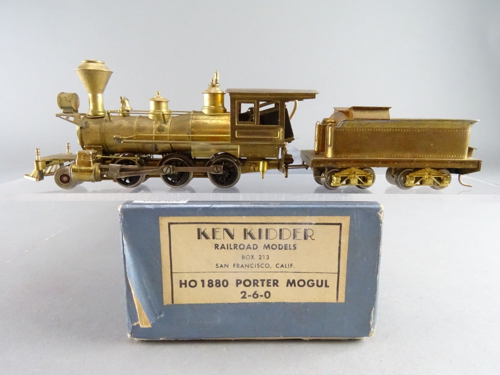 HOn3 Brass Model - Ken Kidder Porter Mogul 2-6-0 Steam Loco & Tender ...