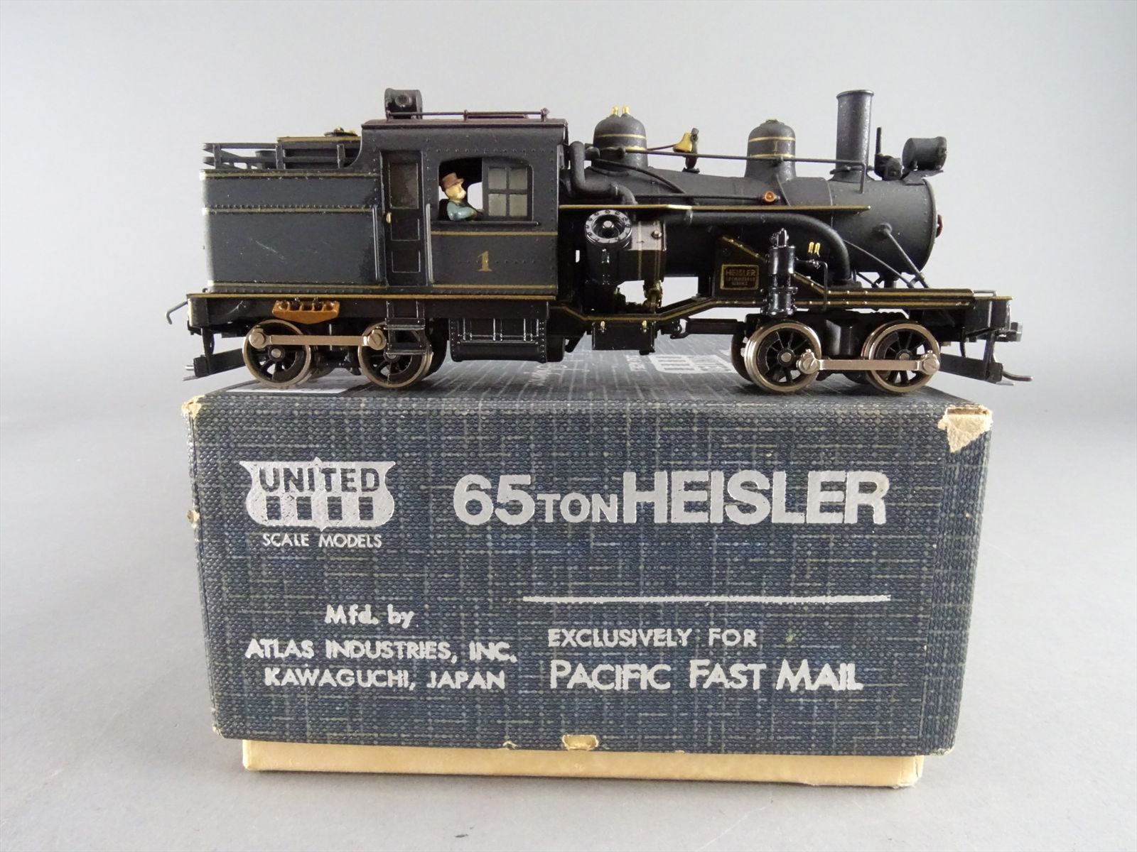 HO Brass Model - PFM Logging Heisler Geared Locomotive - Straight Stack ...