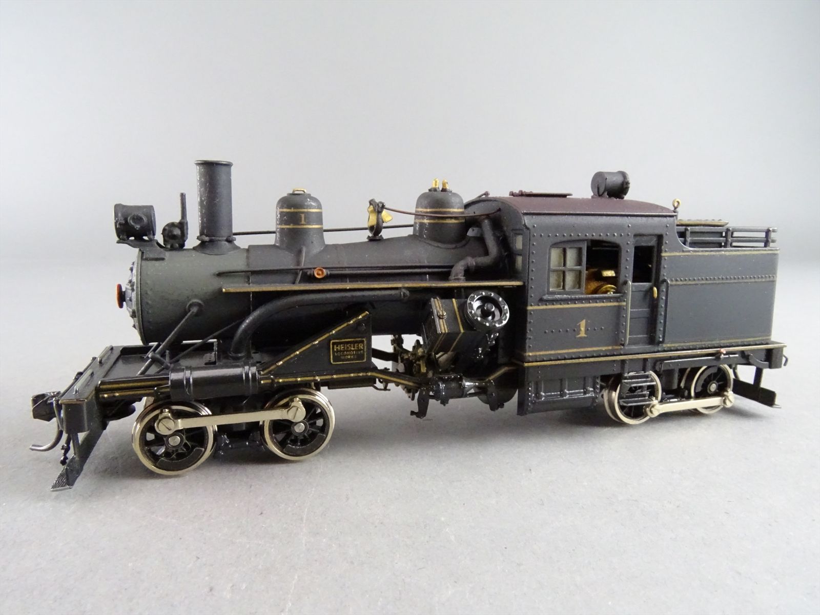 HO Brass Model - PFM Logging Heisler Geared Locomotive - Straight Stack ...