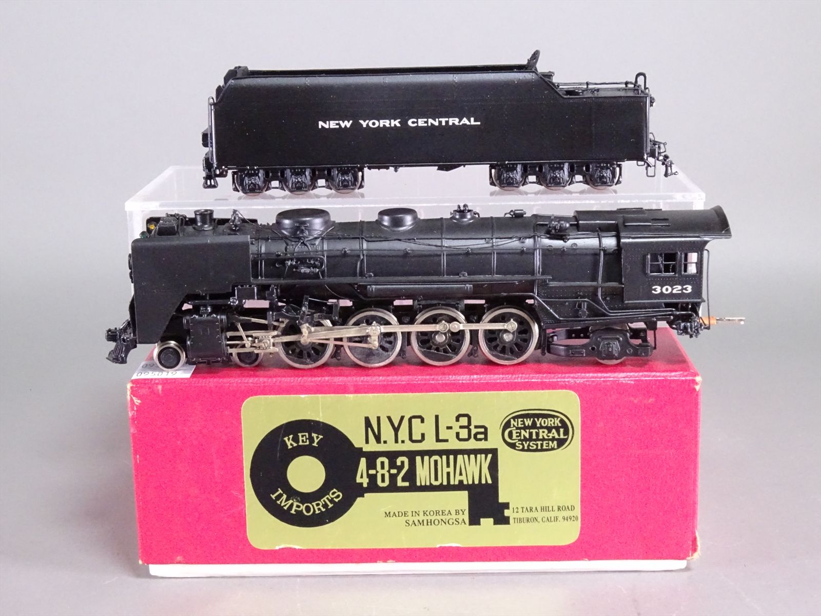 HO Brass Model - Key NYC New York Central L3a (L3c) 4-8-2 Mohawk #3023 ...