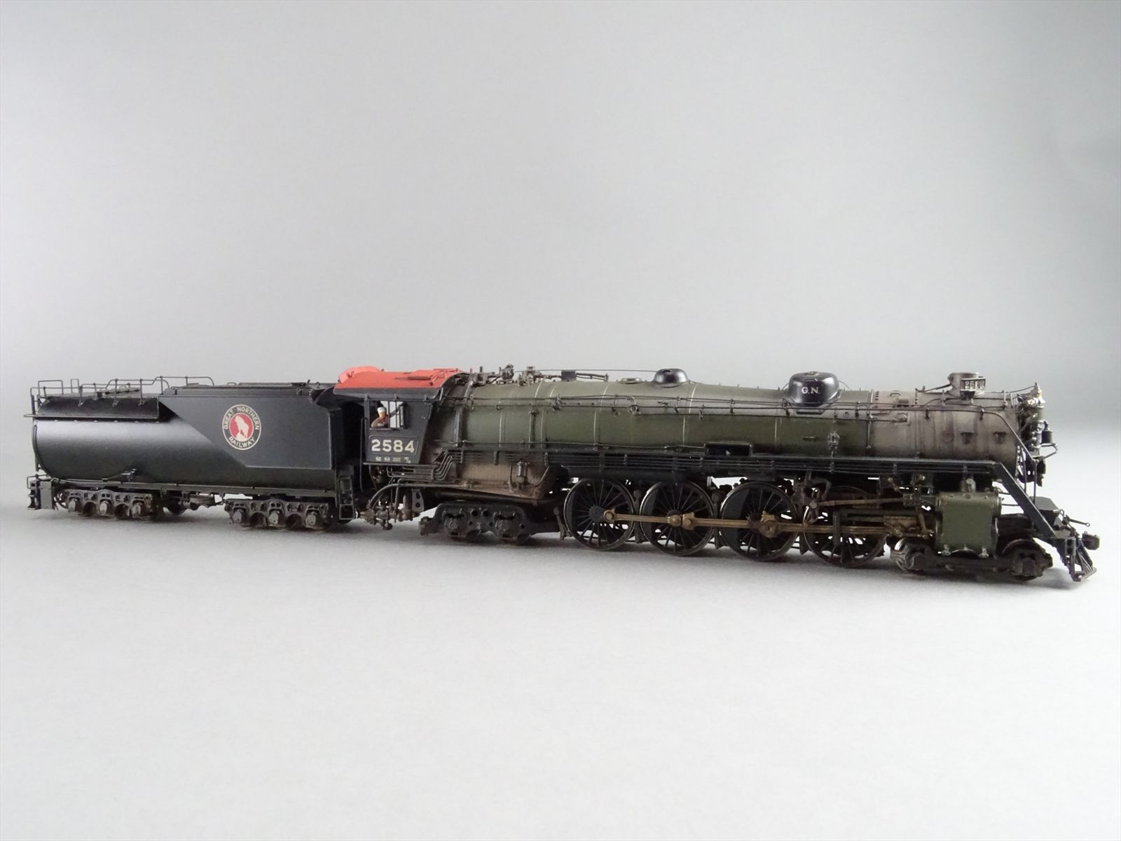 HO Brass Model - CIL 2203.1 GN Great Northern S-2 4-8-4 #2584 - F/P ...