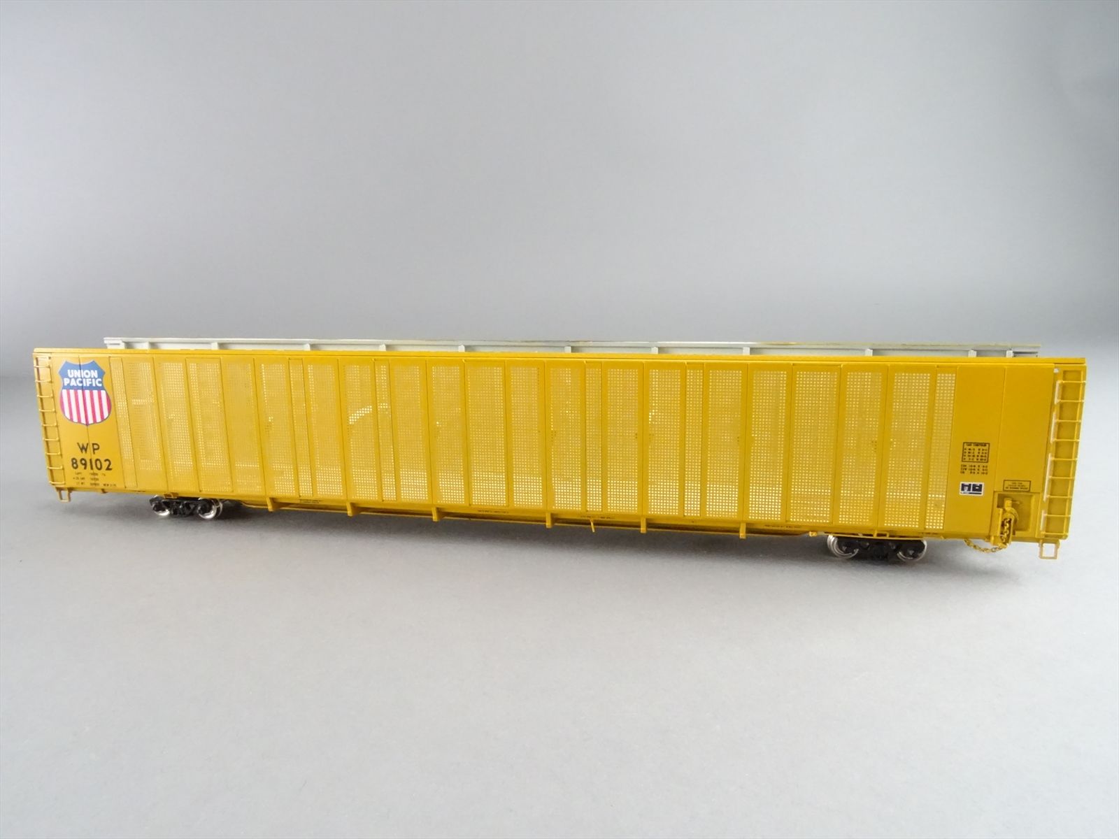 HO Brass Model - OMI 3253.3 WP Western Pacific Safe-T-Pack Auto Rack Bi ...
