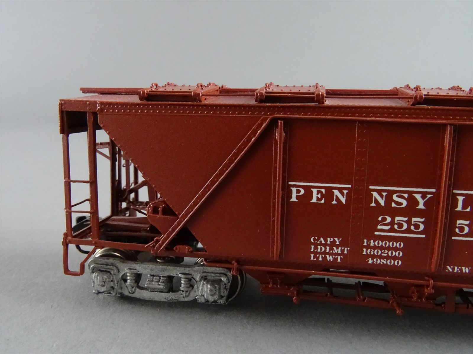 HO Brass Model - OMI 3327.1 PRR Pennsylvania Covered Hopper H30 #255563 ...