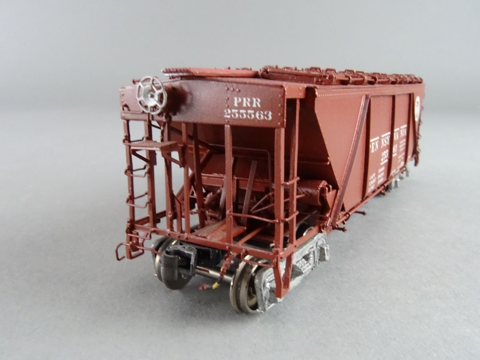 HO Brass Model - OMI 3327.1 PRR Pennsylvania Covered Hopper H30 #255563 ...