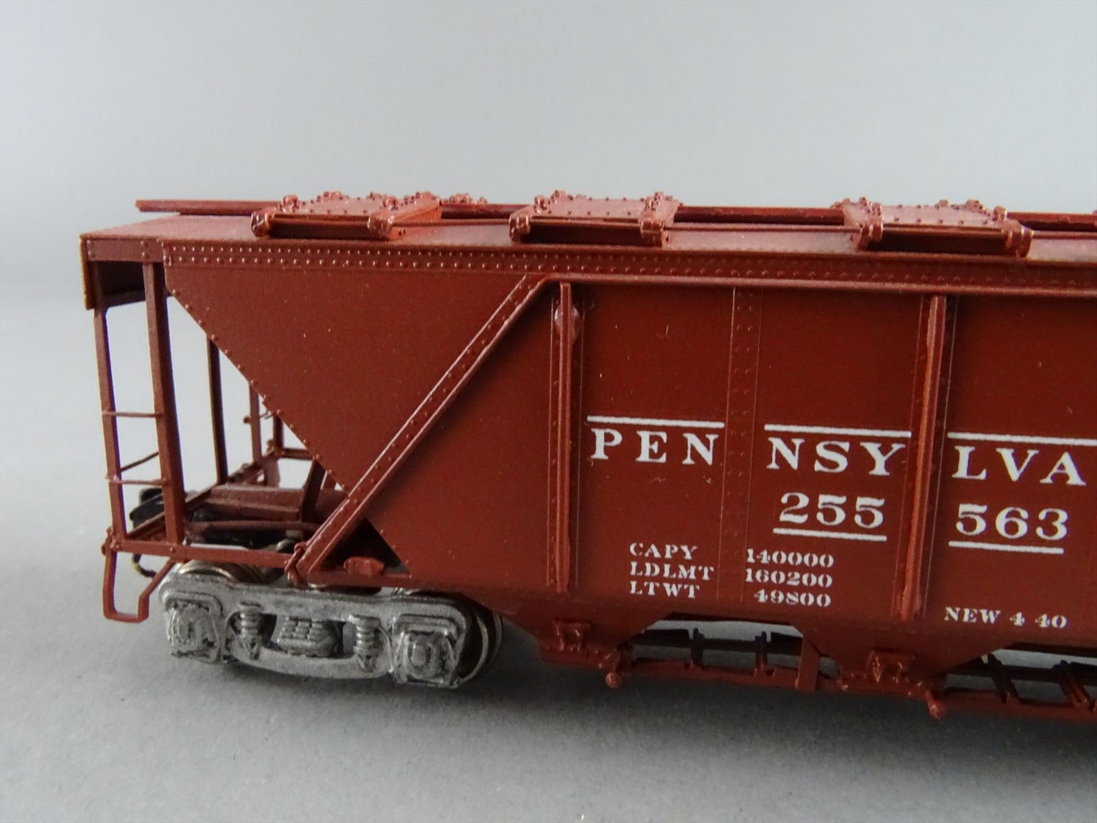 HO Brass Model - OMI 3327.1 PRR Pennsylvania Covered Hopper H30 #255563 ...