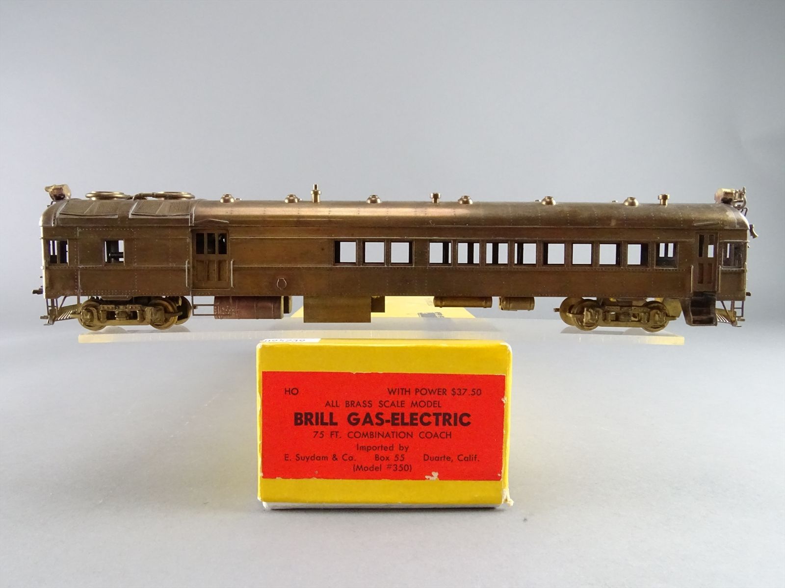HO Brass Model - Suydam Brill Gas - Electric 75' Combination Coach ...