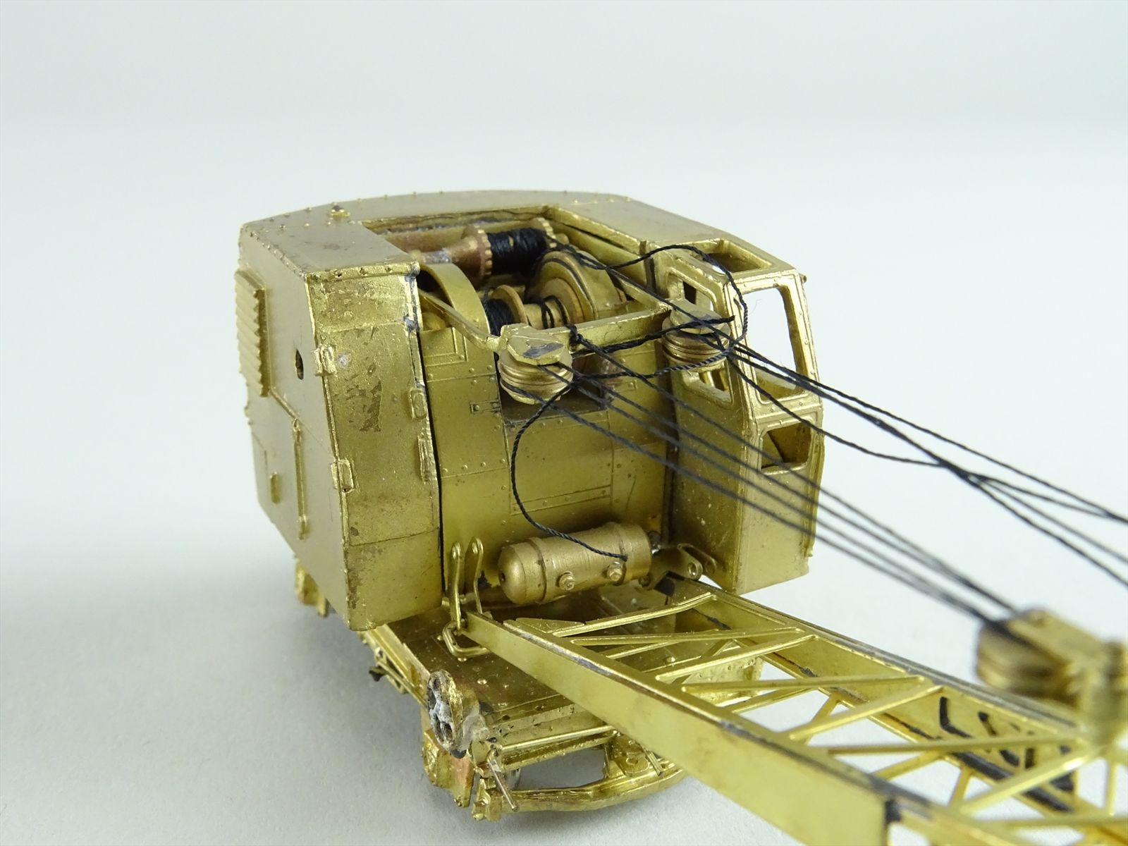 HO Brass Model - OMI 1316 Burro Crane Model 40 w/ Tool Car - Unpainted ...
