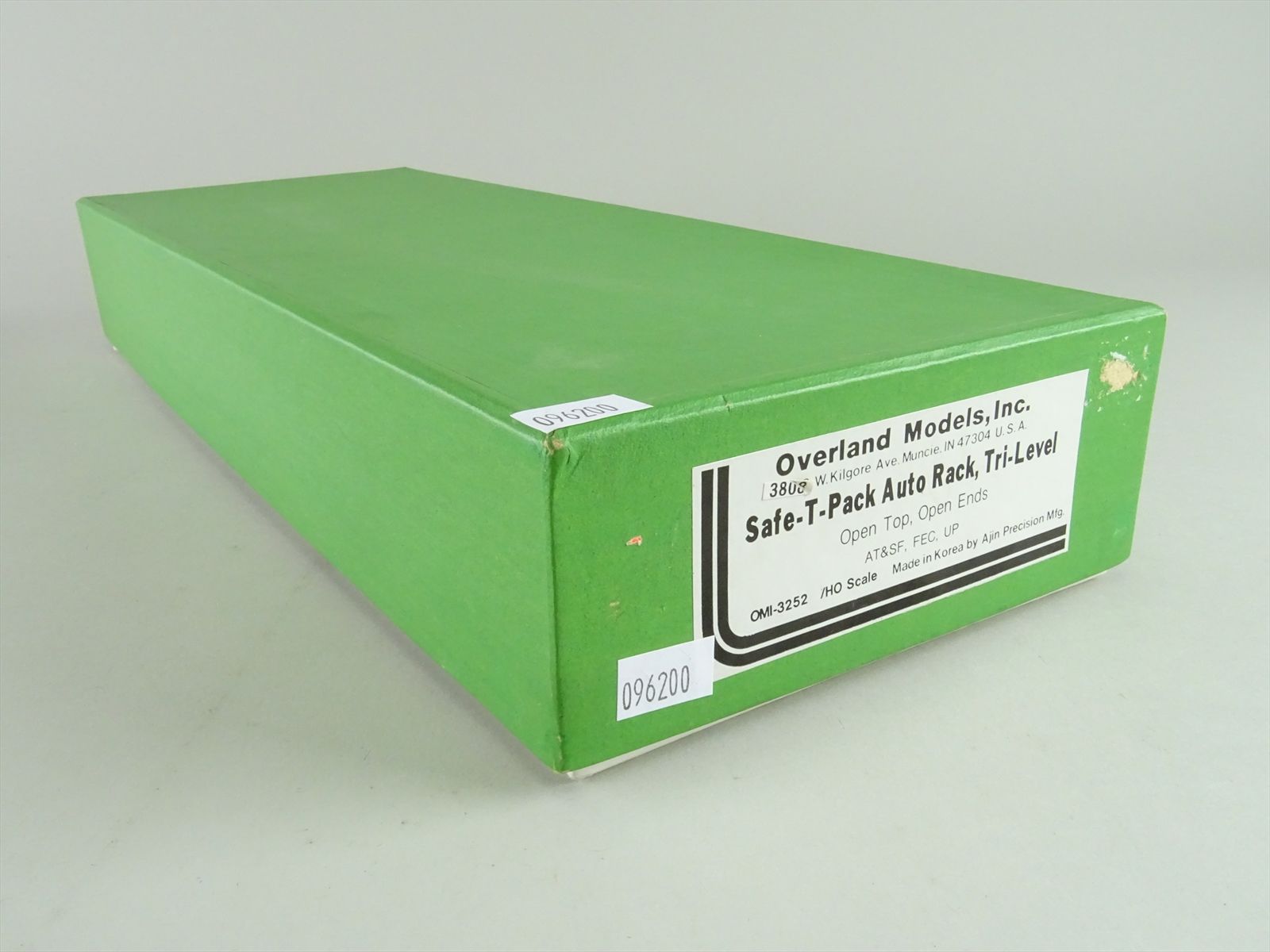 HO Brass Model - OMI 3252 Safe-T-Pack Auto Rack Tri-Level Open Top Open ...