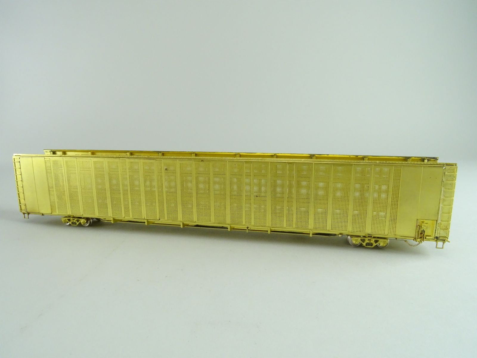 HO Brass Model - OMI 3252 Safe-T-Pack Auto Rack Tri-Level Open Top Open ...