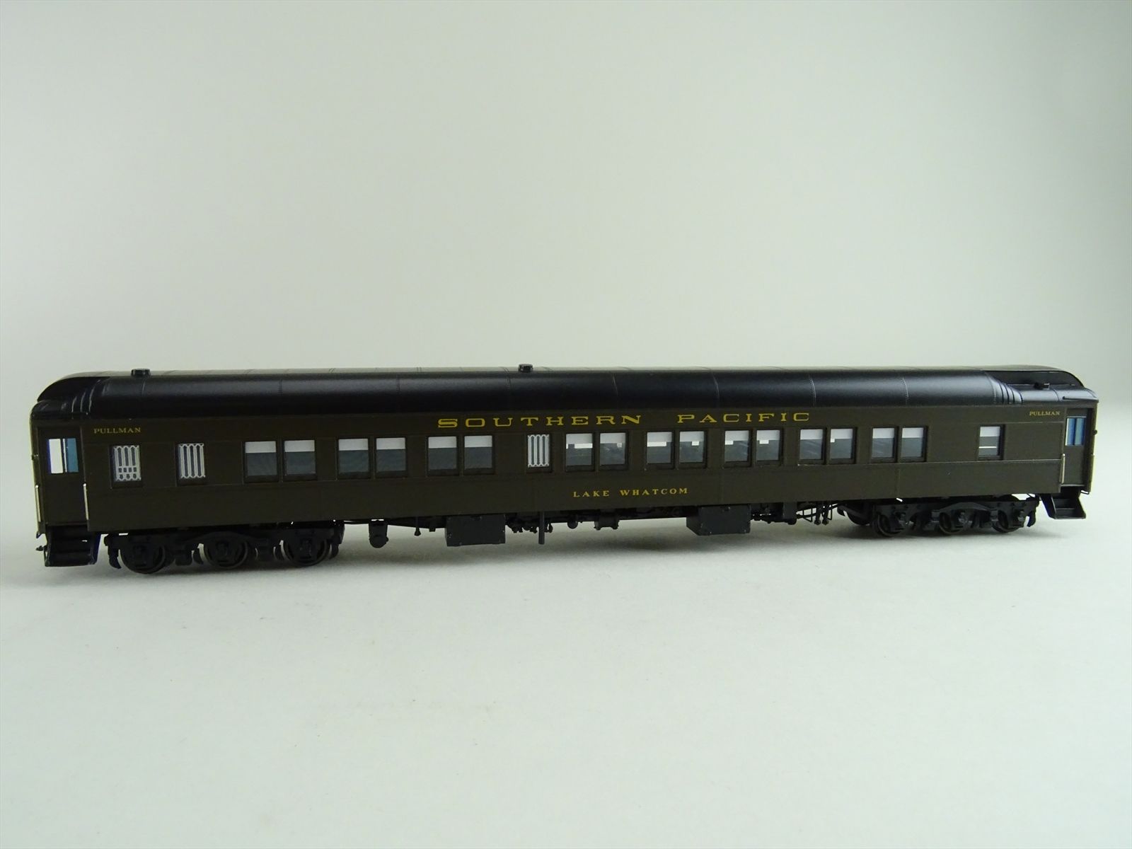 HO Brass Model - TCY 1402 SP Southern Pacific 10-1-2 Sleeper Dark Olive ...