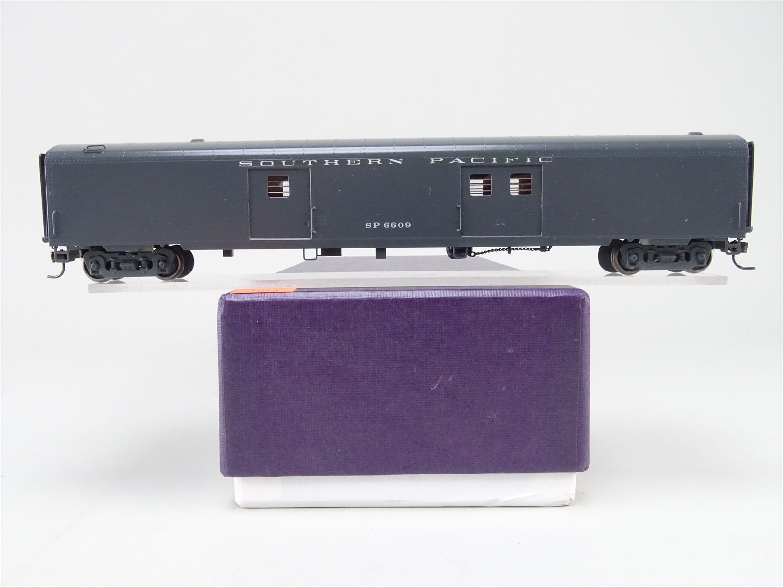 HO Brass Model - Soho? SP Southern Pacific Economy Baggage Solid Gray ...
