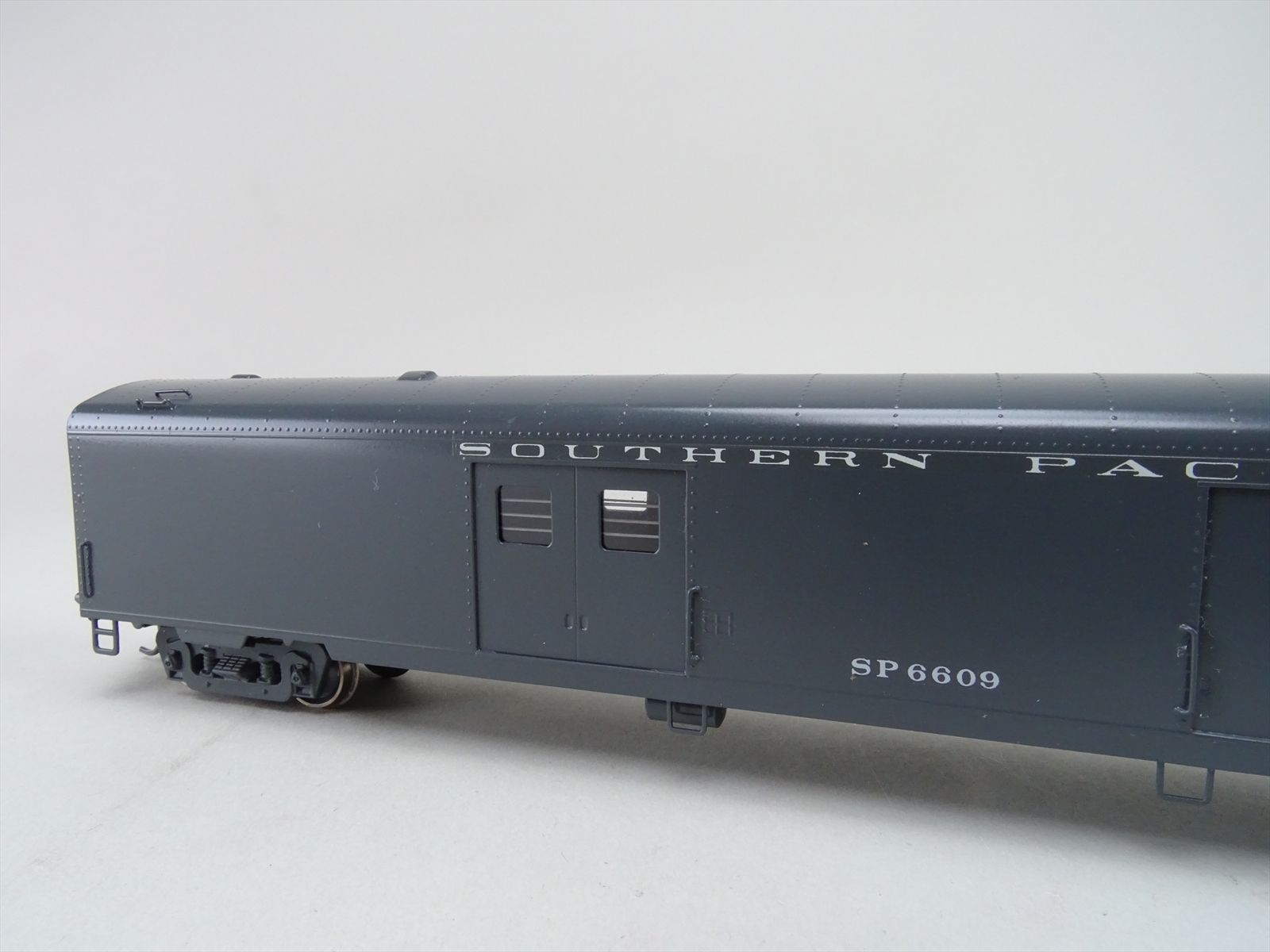 HO Brass Model - Soho? SP Southern Pacific Economy Baggage Solid Gray ...
