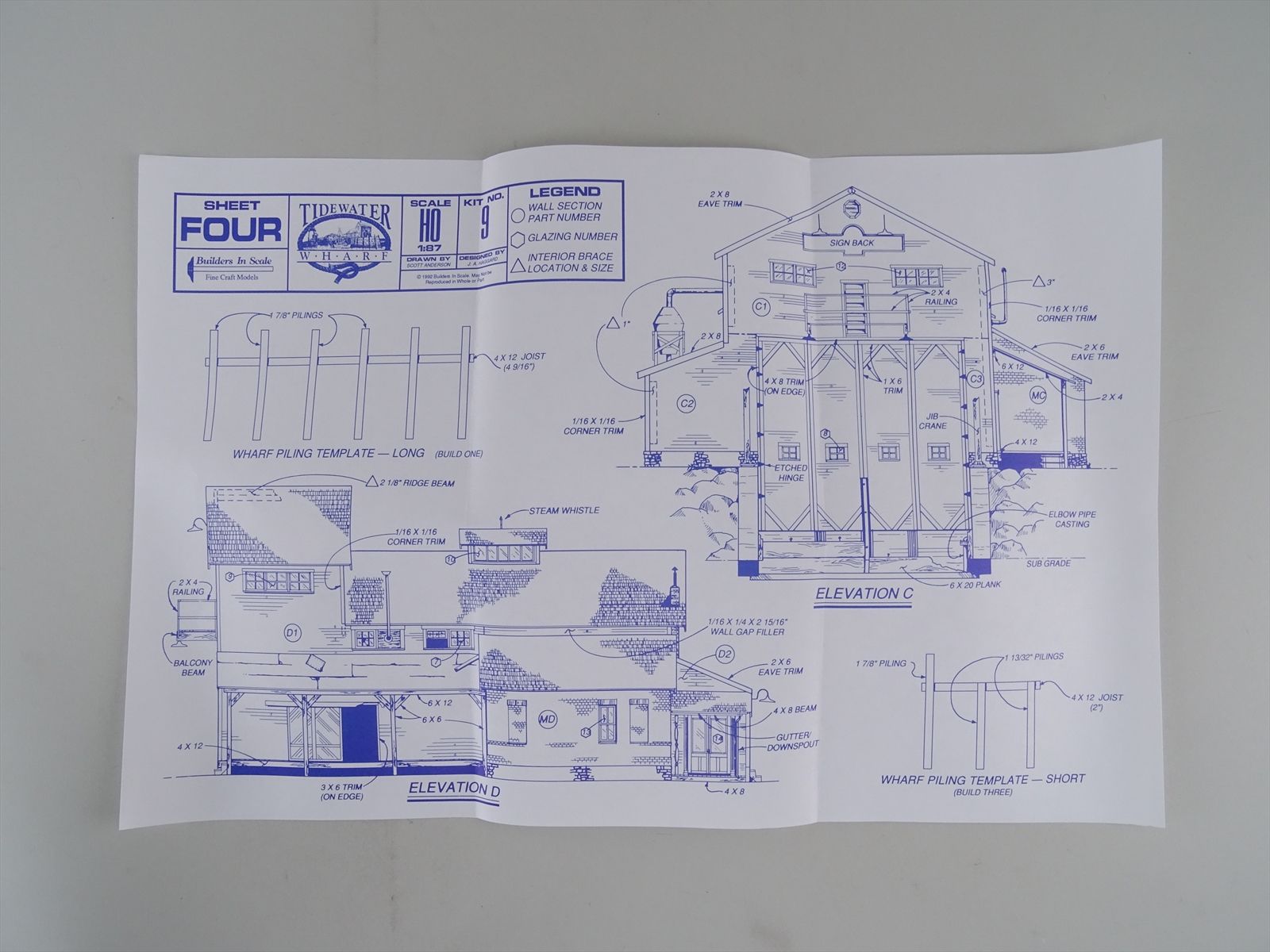 HO Scale BIS - Builders in Scale Kit #9 - TideWater Wharf - Limited Edition