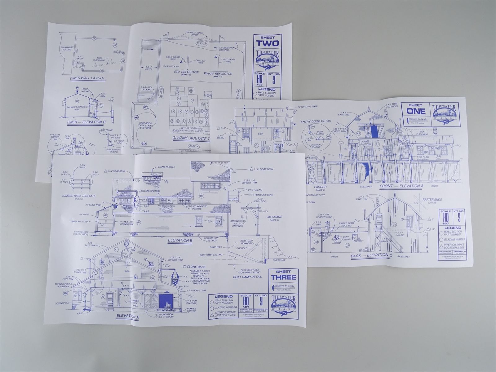 HO Scale BIS - Builders in Scale Kit #9 - TideWater Wharf - Limited Edition