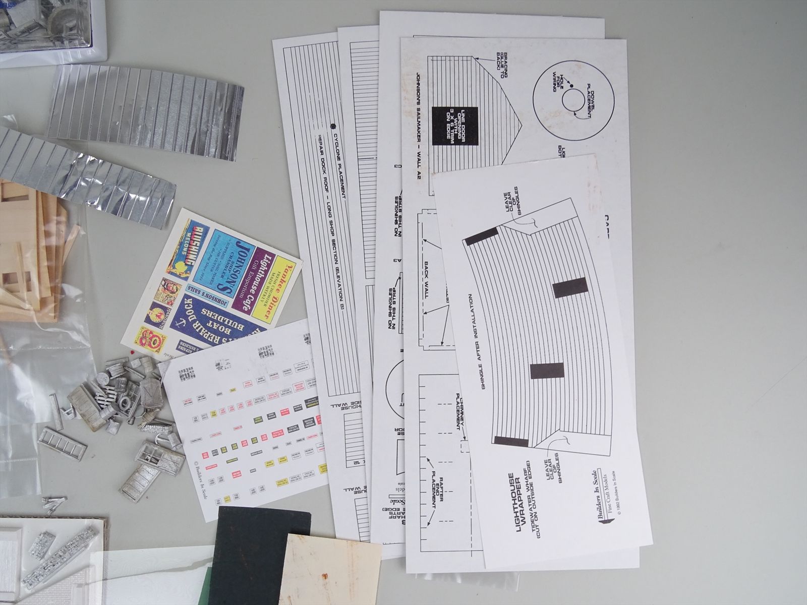 HO Scale BIS - Builders in Scale Kit #9 - TideWater Wharf - Limited Edition