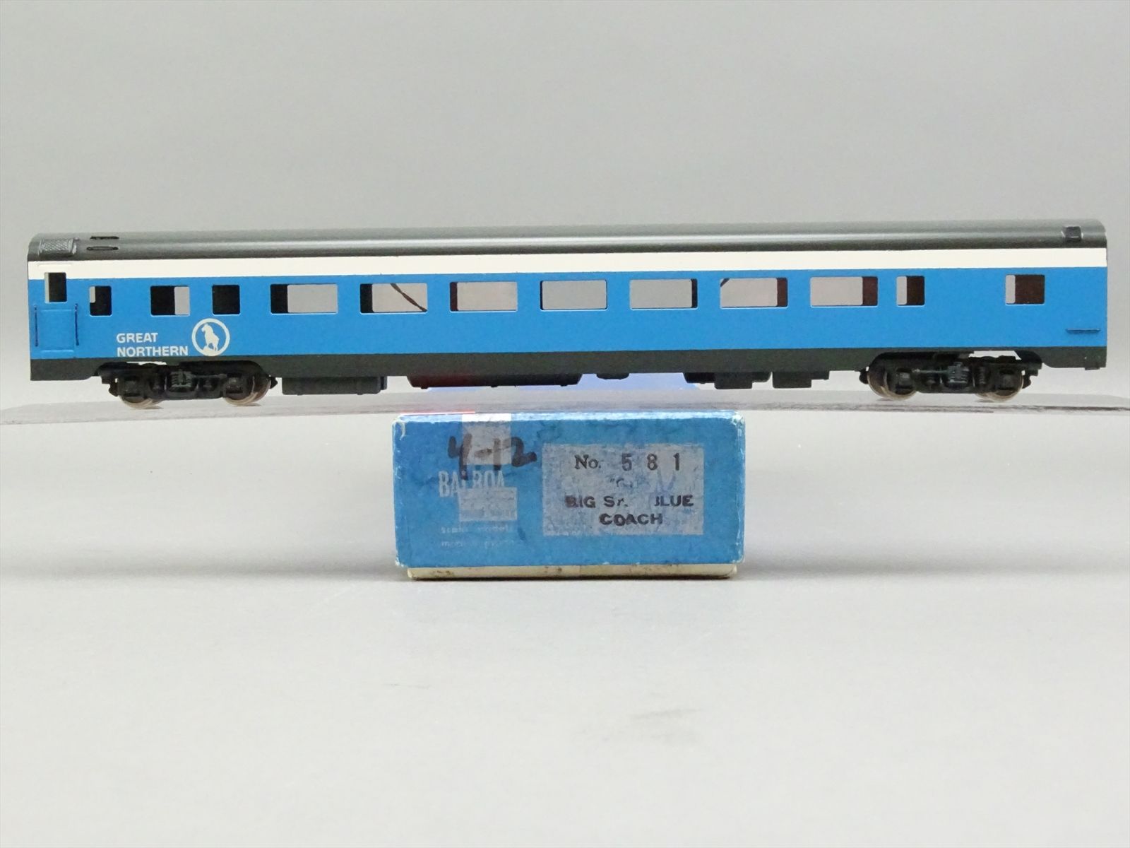 HO Brass Model - Balboa 581 GN Great Northern Big Sky Blue Coach - F/P ...