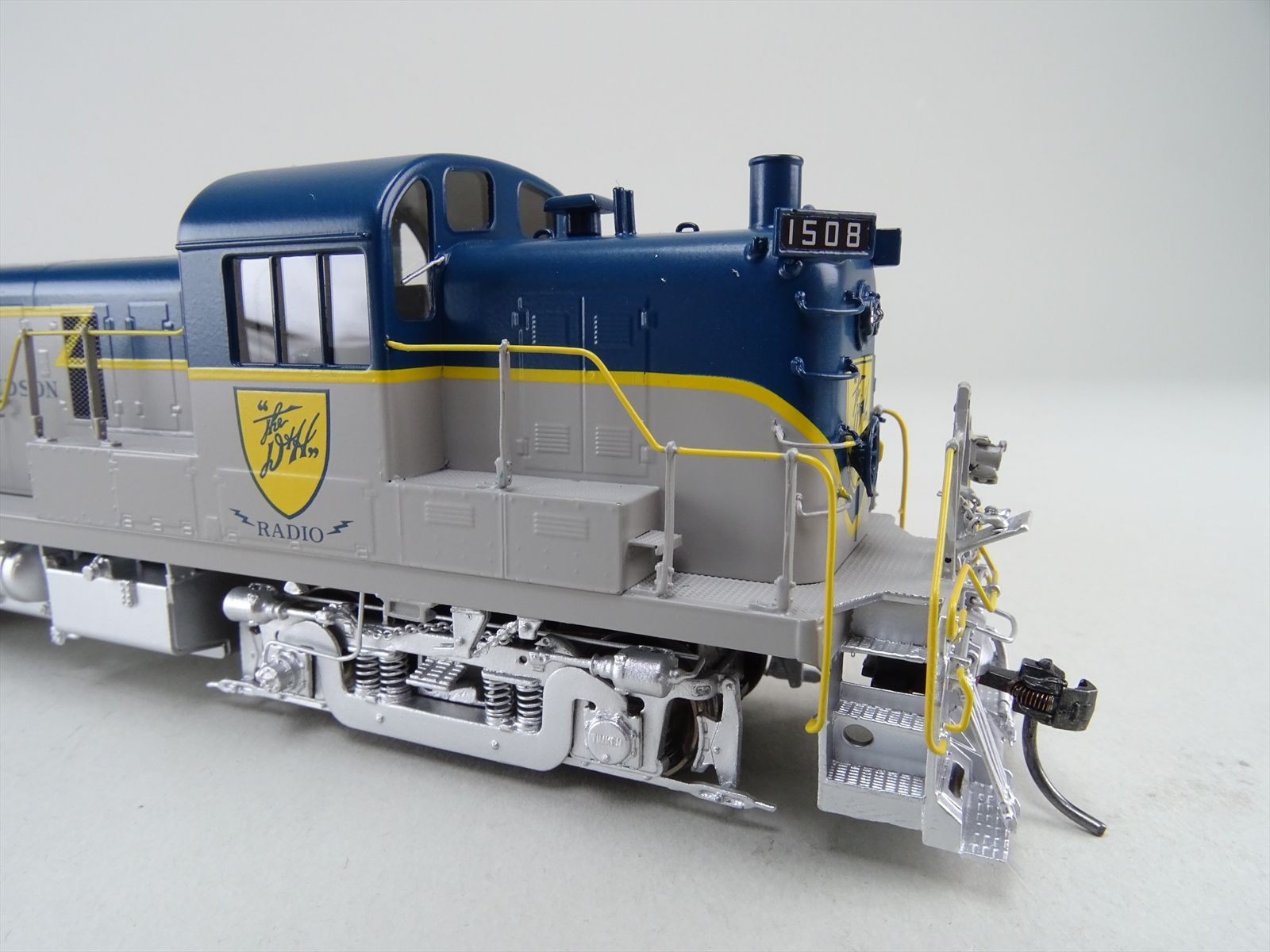 HO Scale Brass Model Train DP-8834.1 D&H RS-3 Blue/Grey/ Yellow Stripe ...