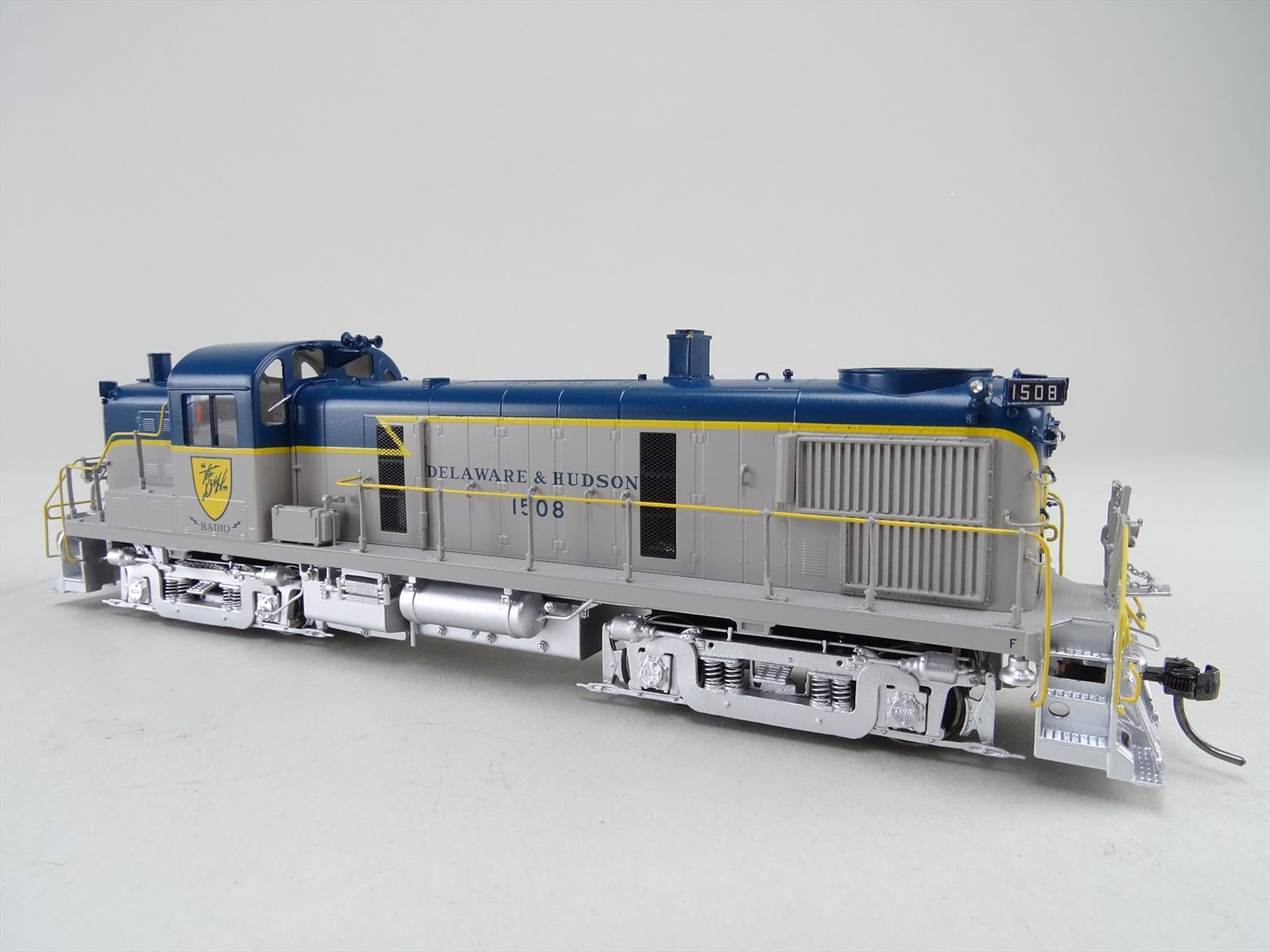HO Scale Brass Model Train DP-8834.1 D&H RS-3 Blue/Grey/ Yellow Stripe ...