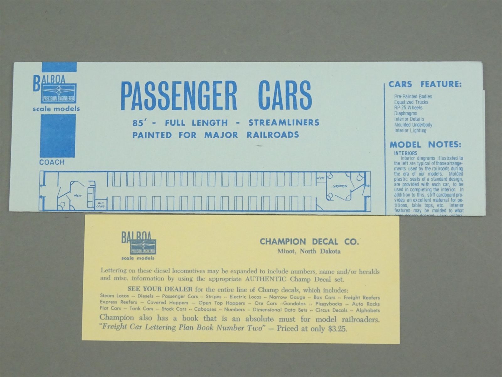HO Brass Model - Balboa 502 GN Great Northern Empire Builder Diner - F ...