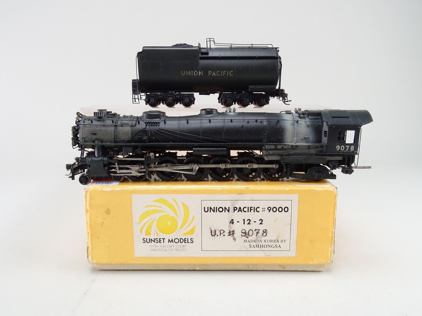 HO Brass Model - Sunset UP Union Pacific 4-12-2 #9078 - Custom ...