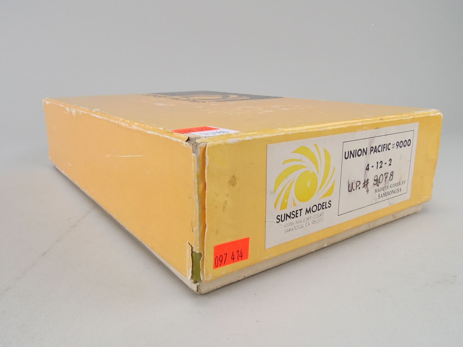 HO Brass Model - Sunset UP Union Pacific 4-12-2 #9078 - Custom ...