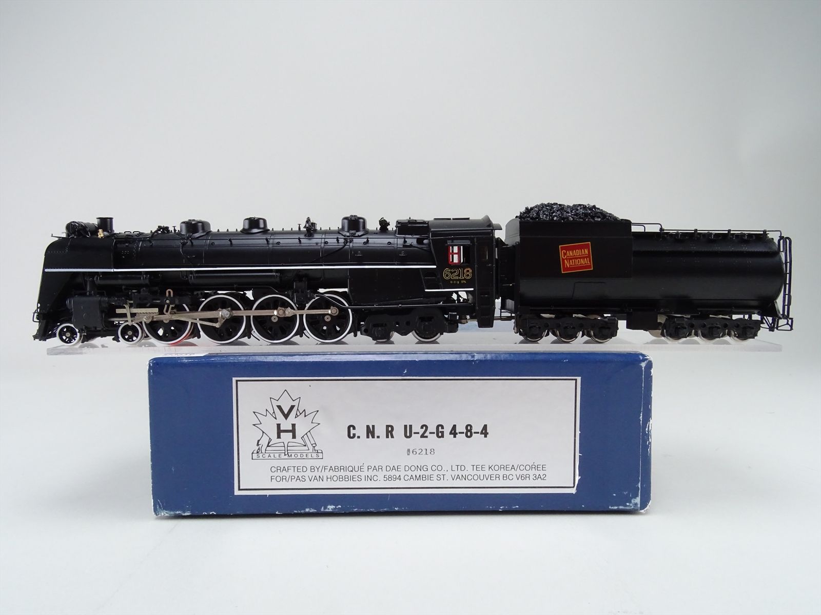 HO Brass Model - VH Van Hobbies CN CNR Canadian National U2g 4-8-4 ...