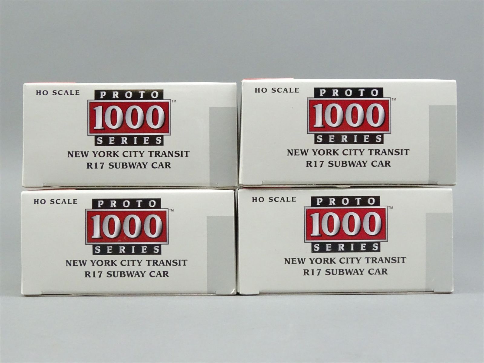 HO Plastic Model - Proto 1000 NYCT NYC New York City Transit R17 Set of ...