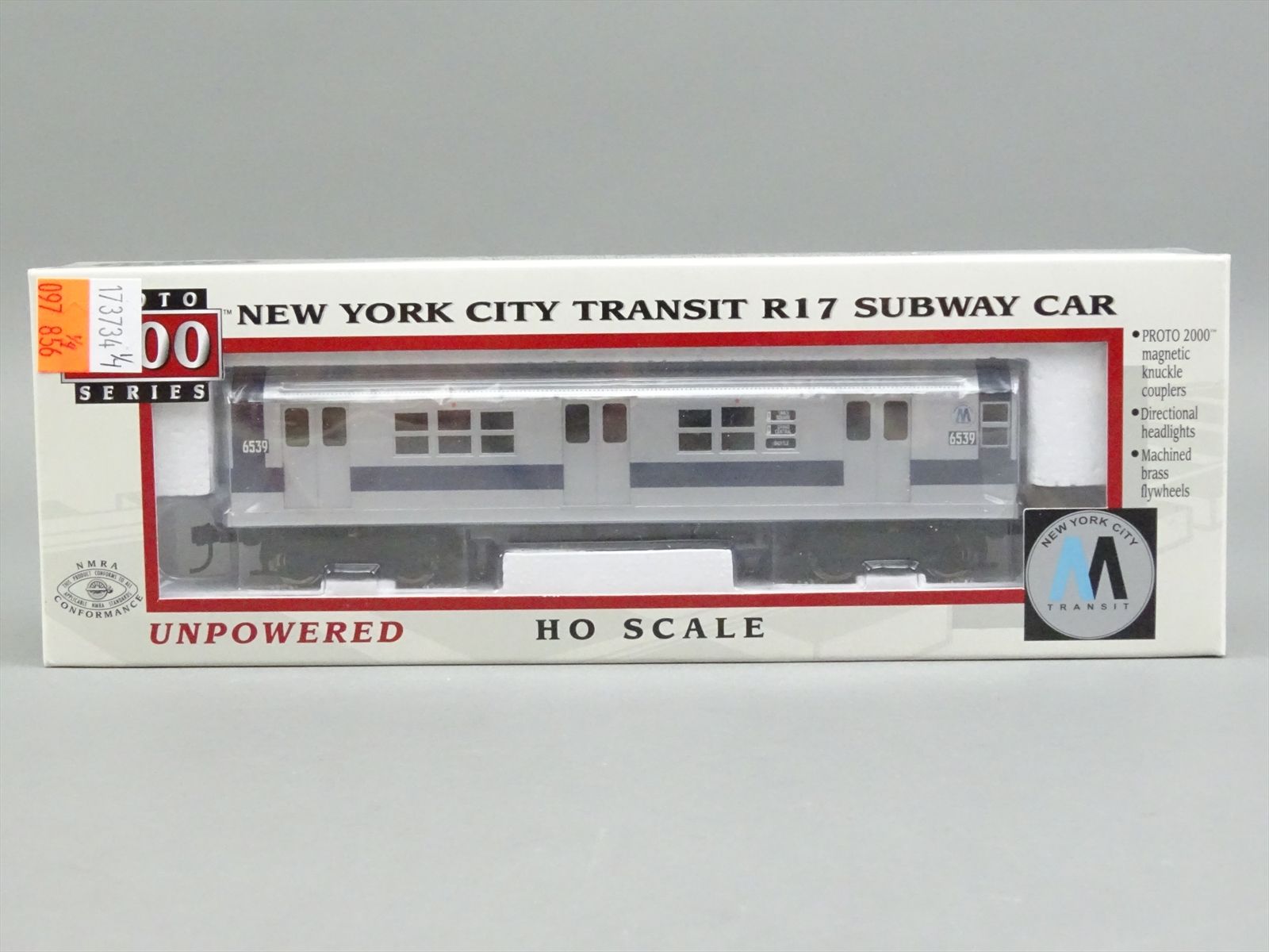 HO Plastic Model - Proto 1000 NYCT NYC New York City Transit R17 Set of ...