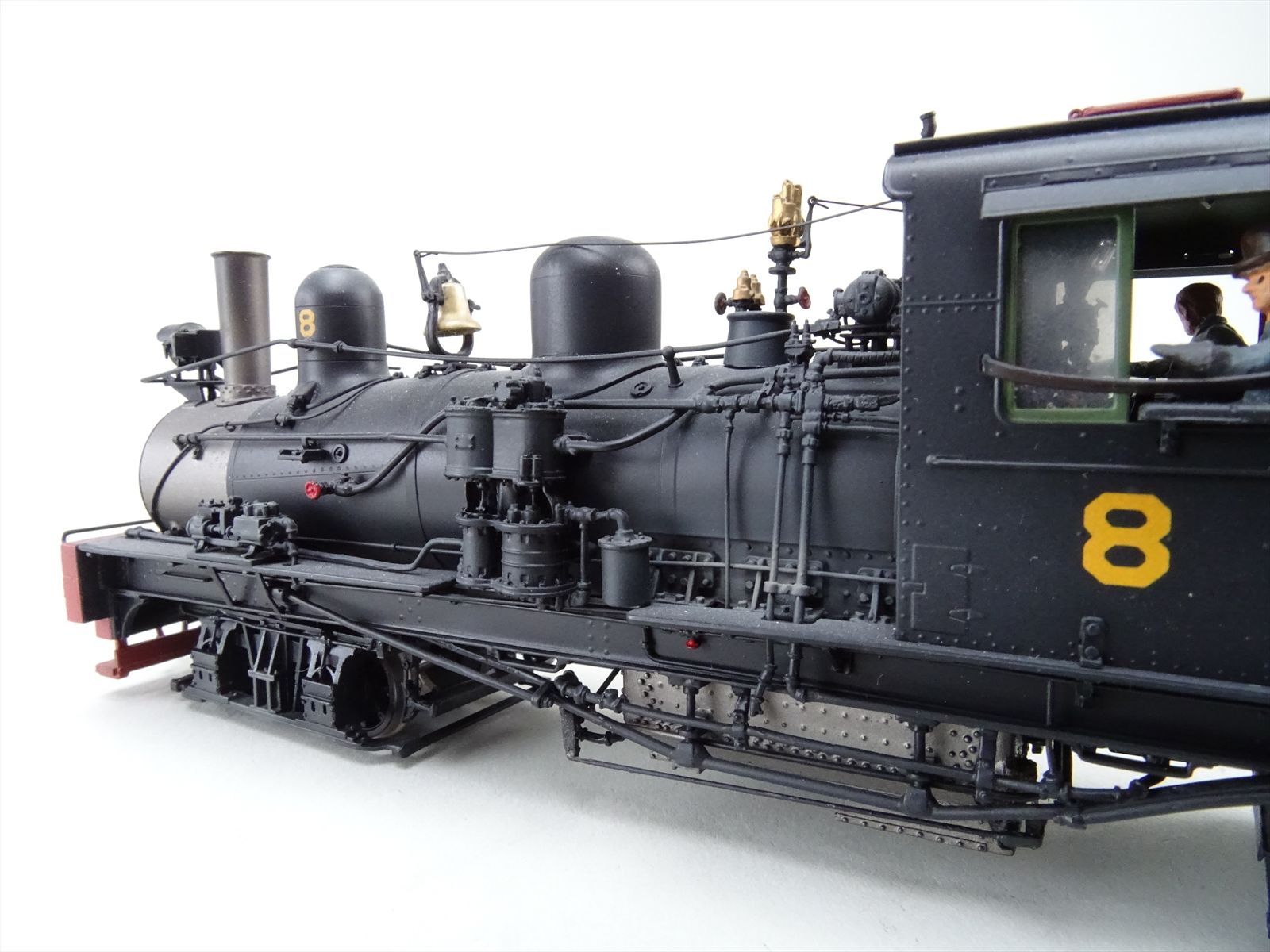 Sn3 Brass Model - P-B-L Milestone Foreground WSLCo. WSLC 3-Truck Shay ...