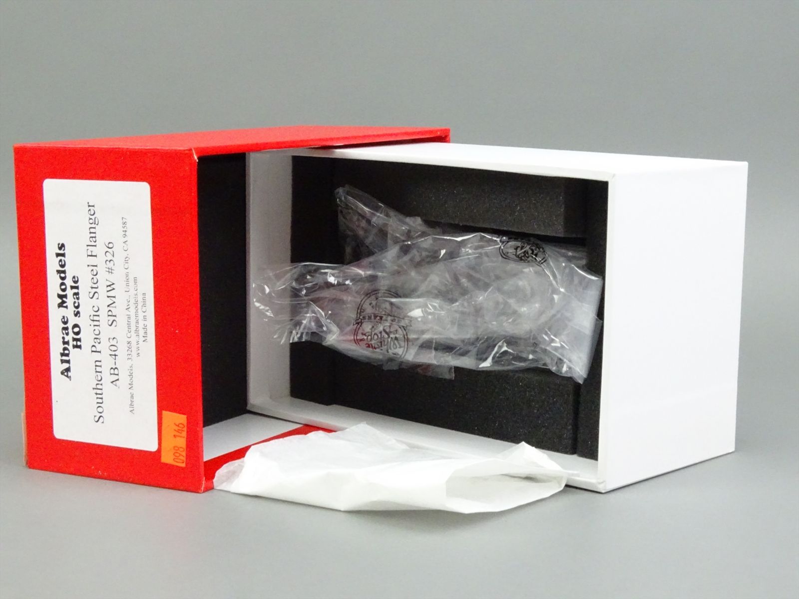 HO Brass Model - Albrae AB-403 SP Southern Pacific Steel Flanger MOW MW ...