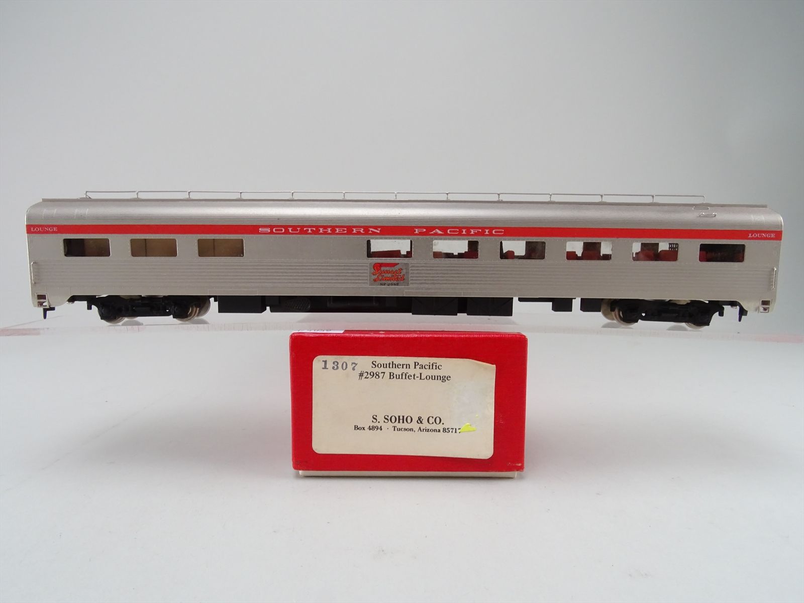 HO Brass Model - Soho 1307 SP Southern Pacific Sunset Limited Buffet ...
