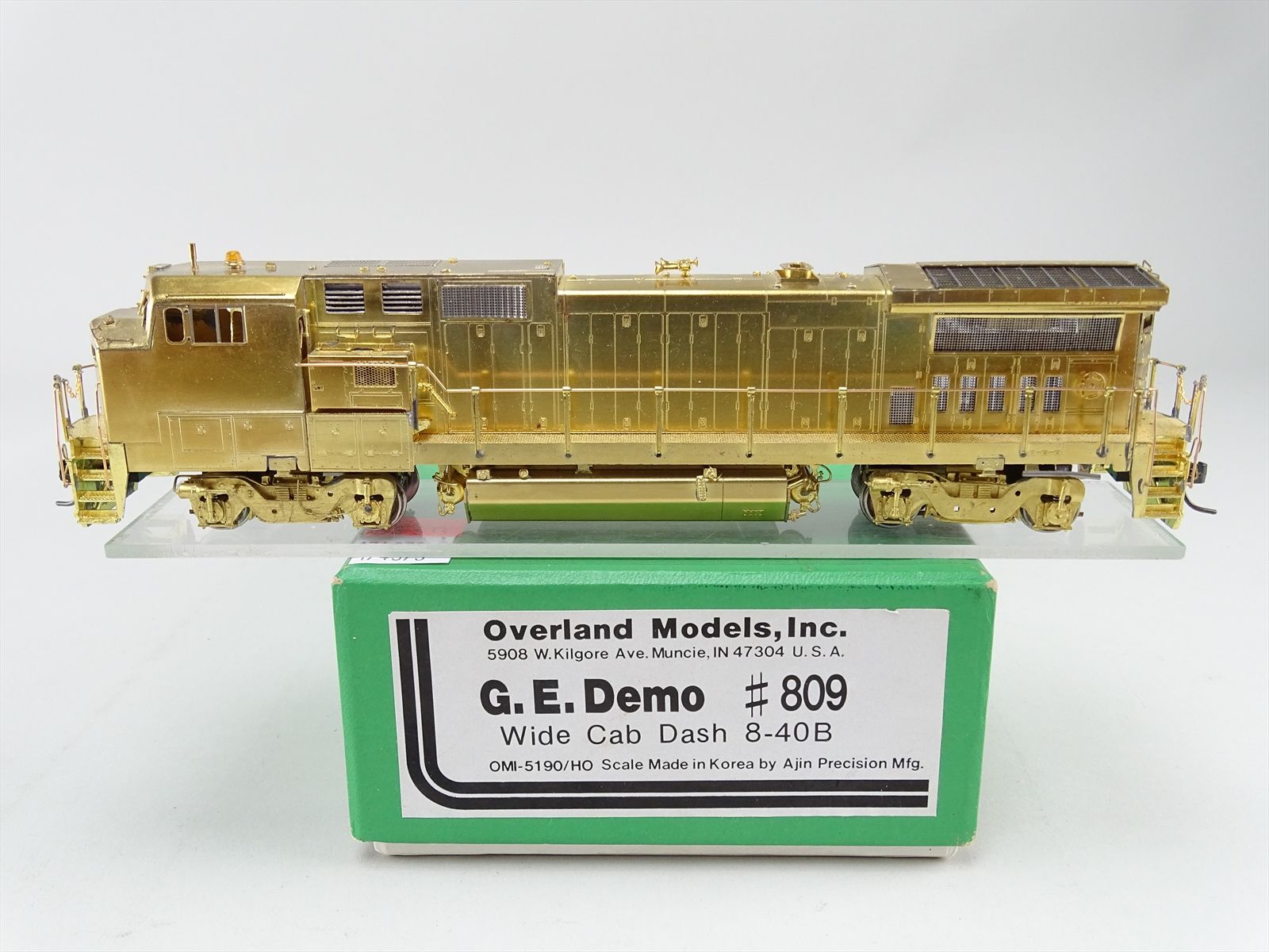 HO Brass Model - OMI 5190 GE General Electric Demo Demonstrator Wide ...