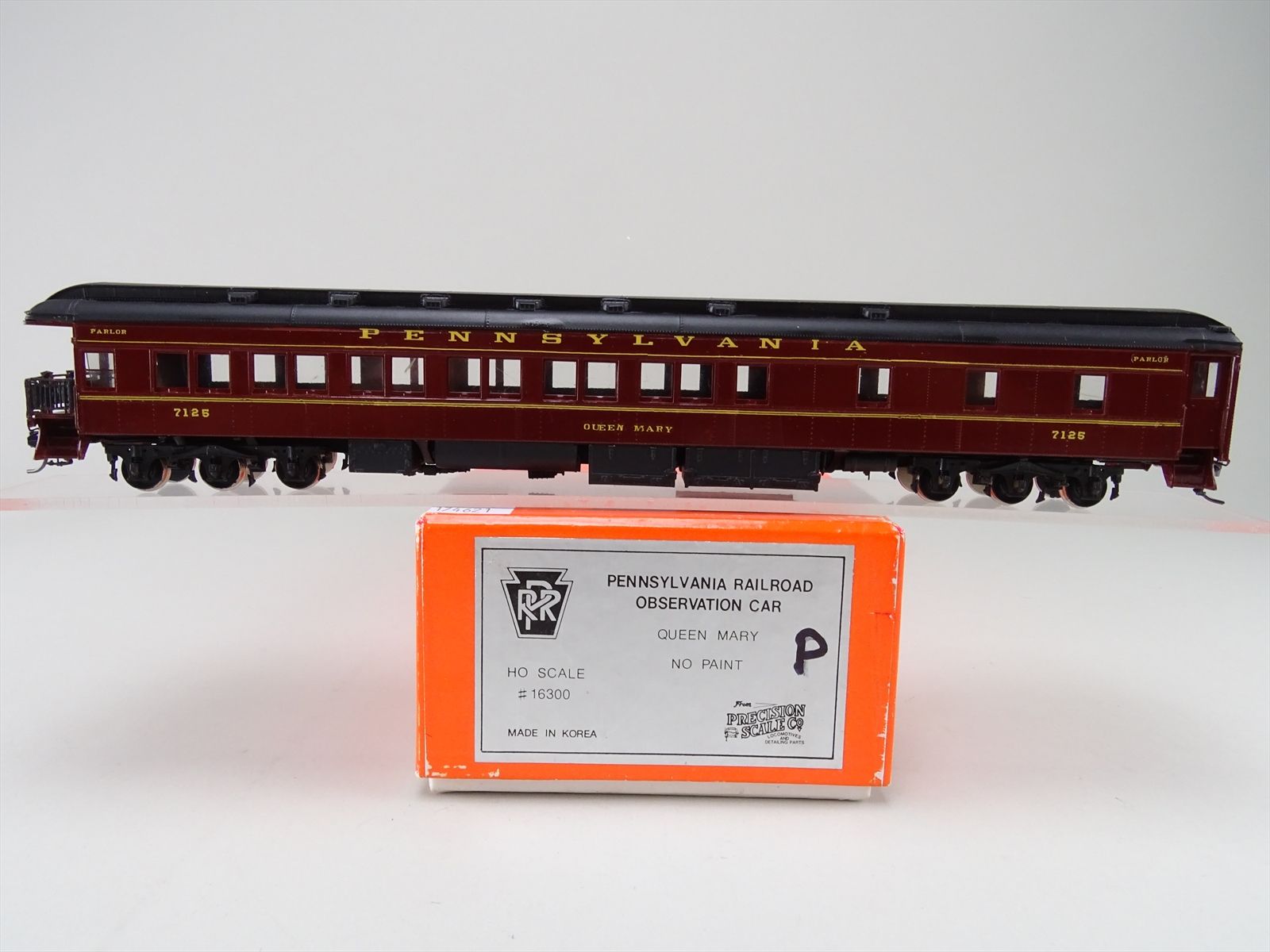 HO Brass Model - PSC 16300 PRR Pennsylvania Observation Car Queen Mary ...