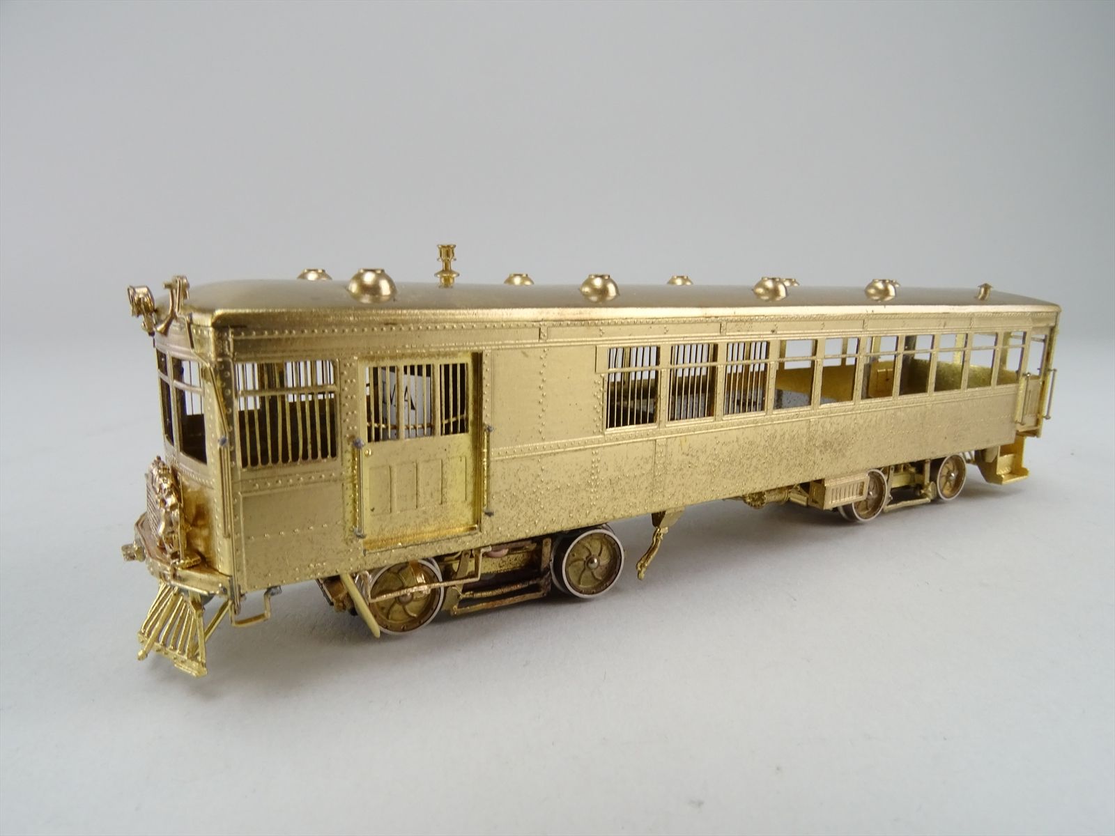 HO Brass Model - GHB 112 Brill Model 55 Railcar - Unpainted - F.M. Models