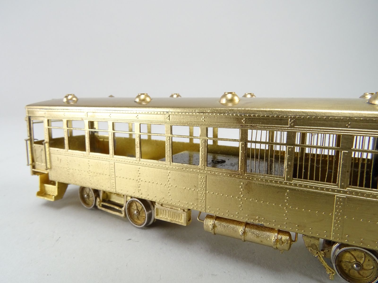 HO Brass Model - GHB 112 Brill Model 55 Railcar - Unpainted - F.M. Models