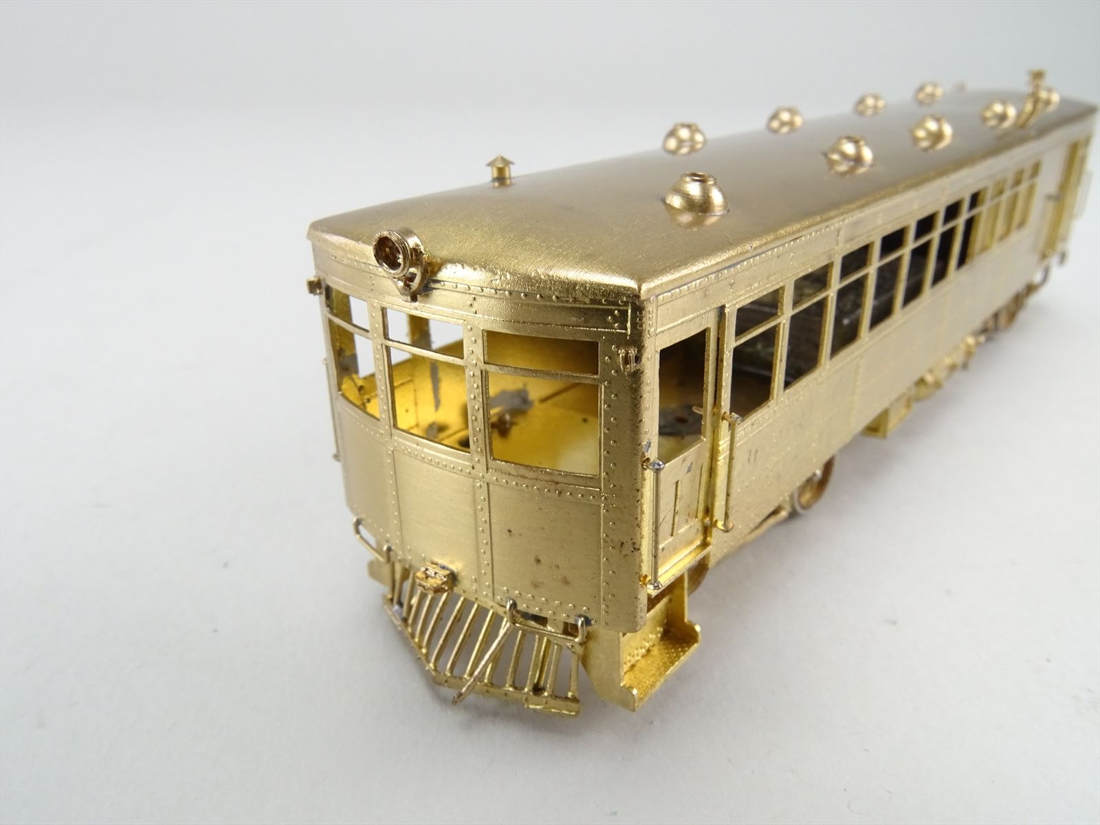 HO Brass Model - GHB 112 Brill Model 55 Railcar - Unpainted - F.M. Models