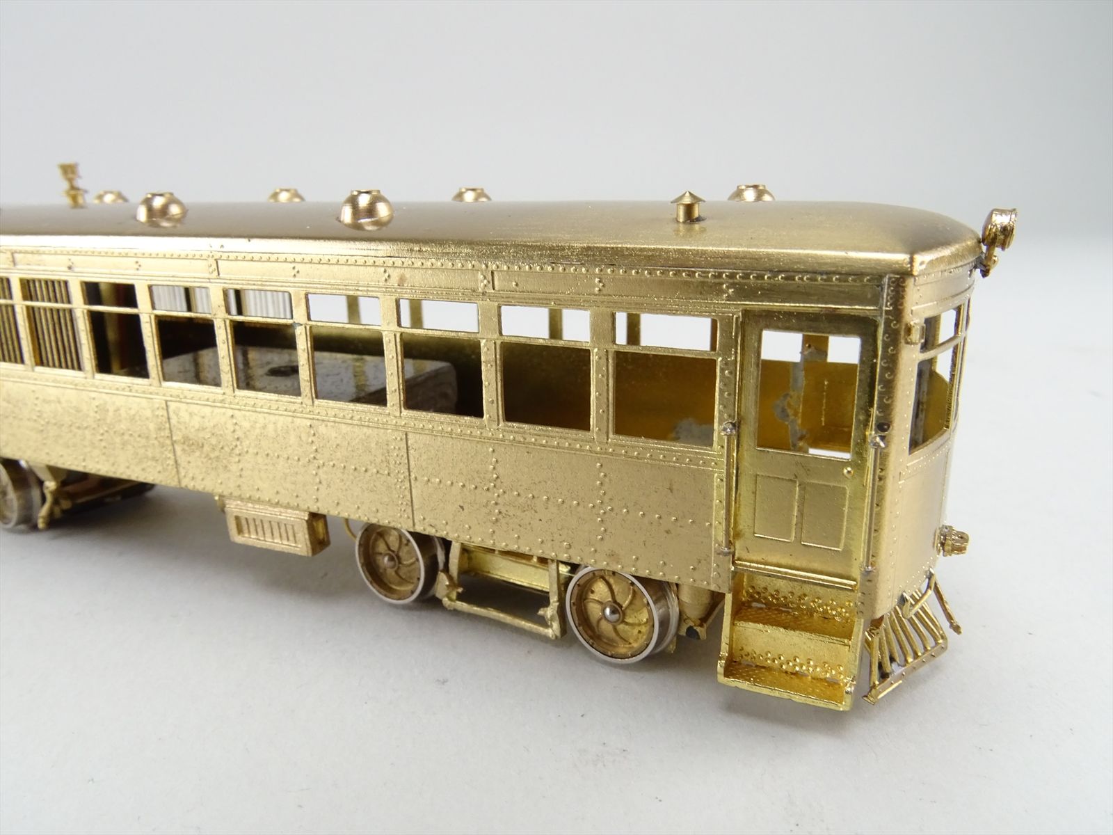 HO Brass Model - GHB 112 Brill Model 55 Railcar - Unpainted - F.M. Models