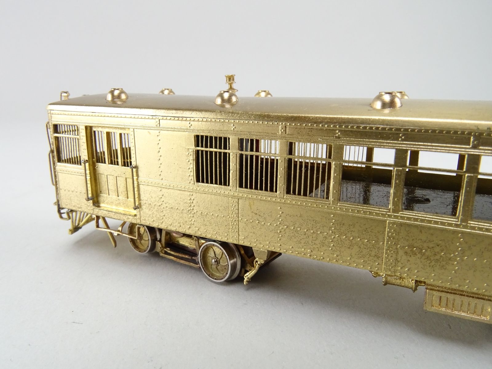 HO Brass Model - GHB 112 Brill Model 55 Railcar - Unpainted - F.M. Models