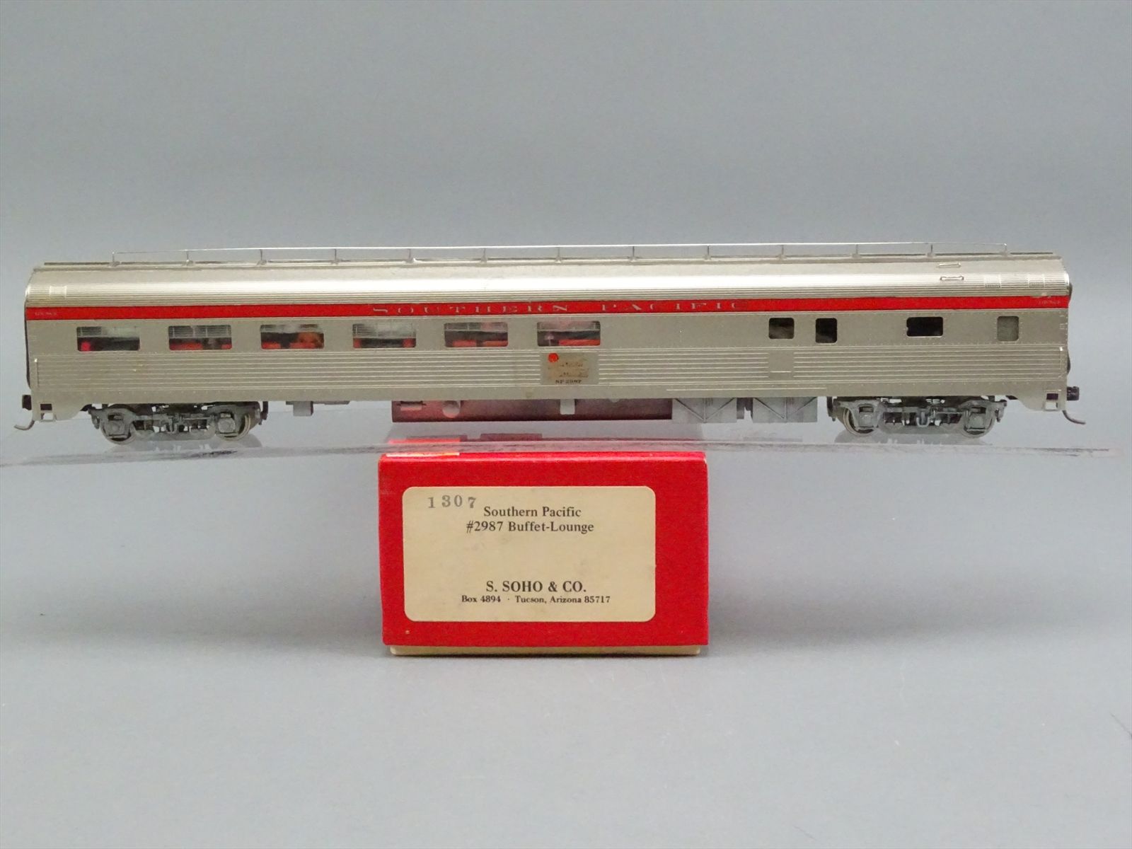 HO Brass Model - Soho 1307 SP Southern Pacific Sunset Limited Buffet Lounge #2987 - Custom ...