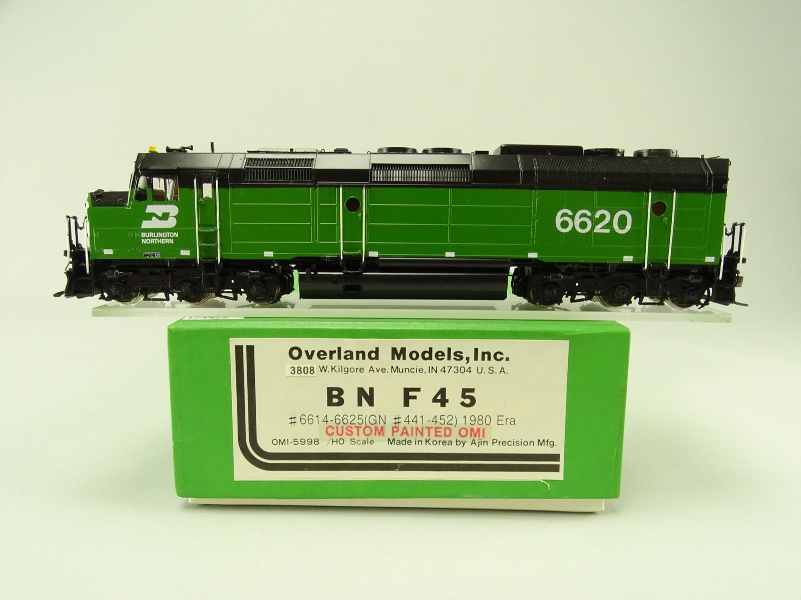 HO Brass Model - OMI 5998.1 BN Burlington Northern F45 #6620 Diesel ...