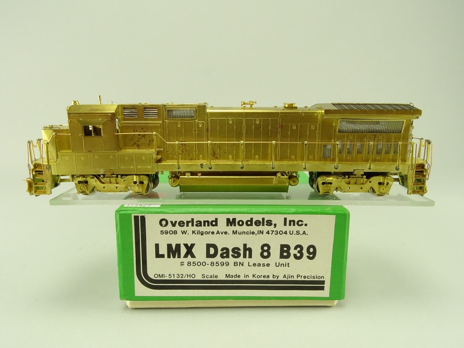 HO Brass Model - Overland OMI 5132 LMX Dash 8 B39 #8500-8599 BN Lease - Unpainted - 1988 Run
