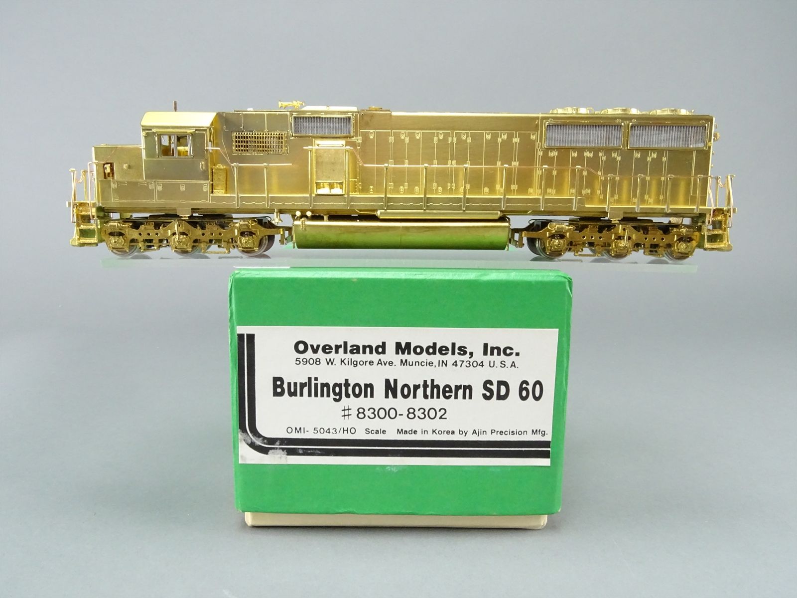 HO Brass - OMI 5043 Overland BN Burlington Northern SD60 Diesel #8300-8302 - Unpainted - 1987 Run