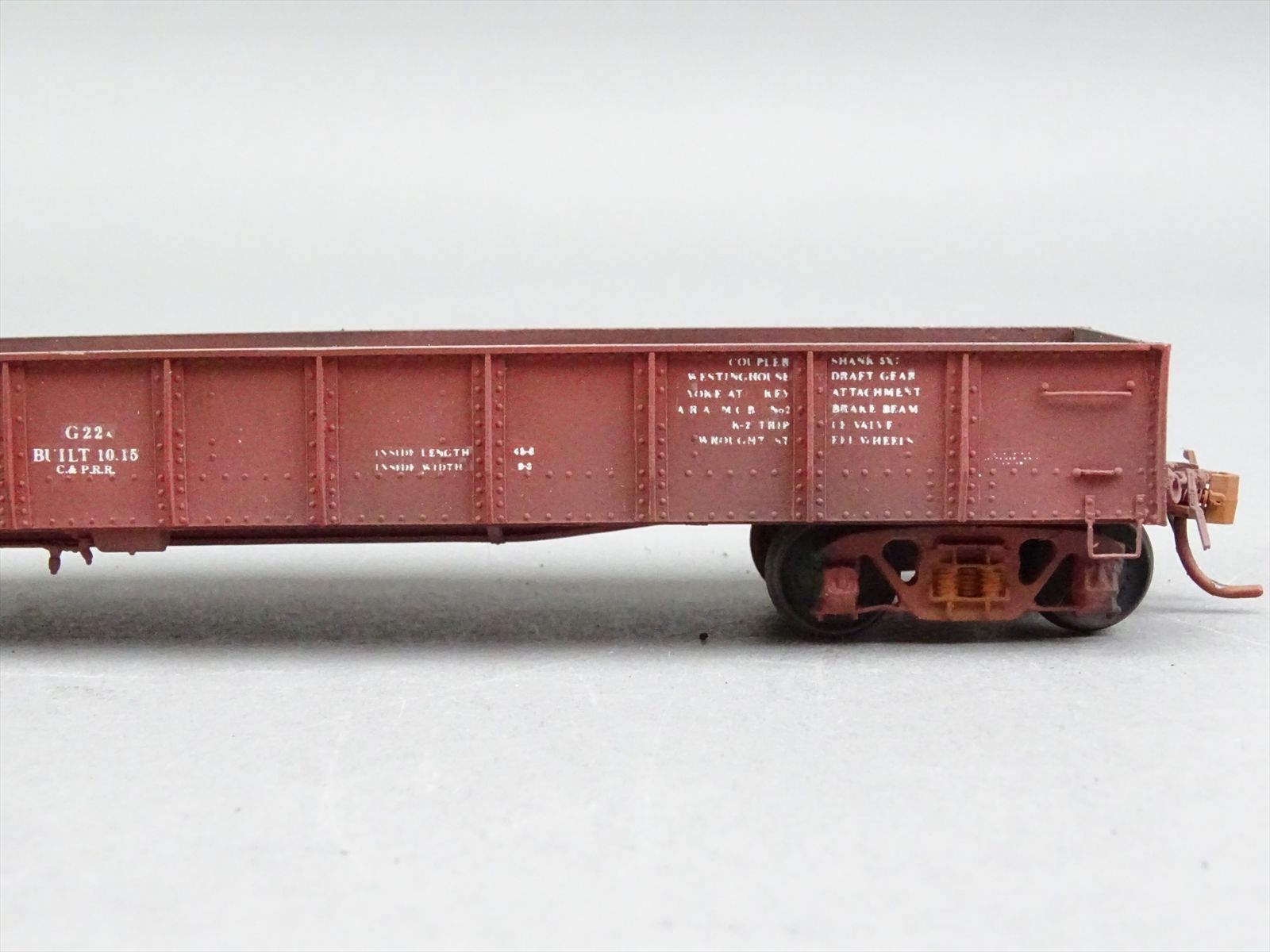 HO Westerfield 1201 - Pro Built Kit - PRR Pennsylvania G22 Gondola #775475