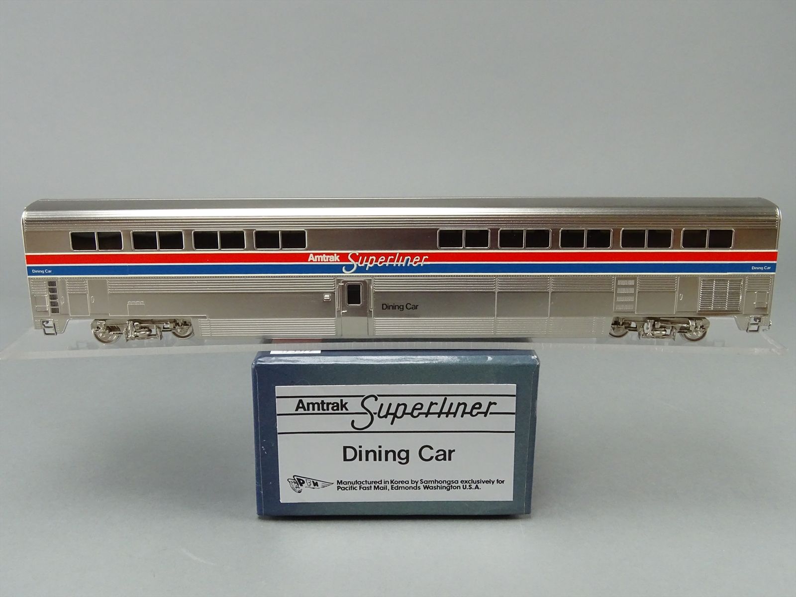 HO Brass Model - PFM Amtrak Superliner Diner Dining Car - F/Plated ...