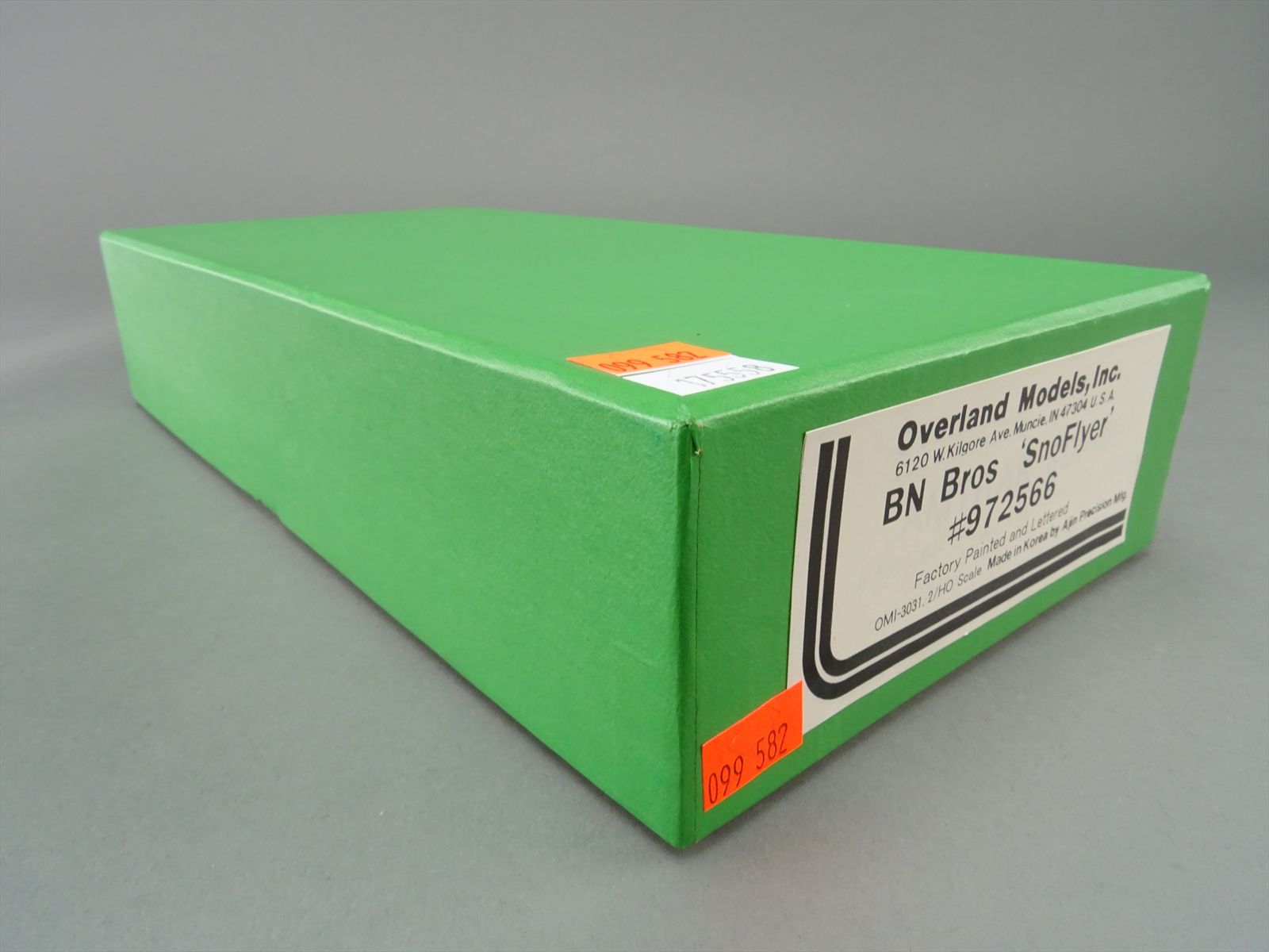 HO Brass Model - OMI 3031.2 BN Burlington Northern Bros Bothers Snoflyer #972566 - F/P - 1994 ...