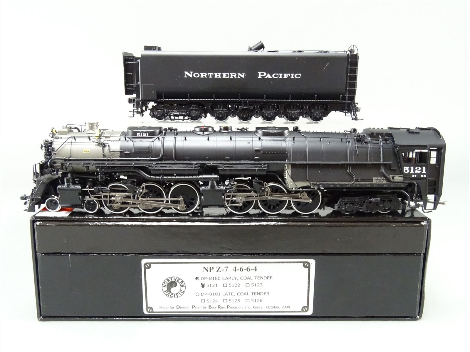 HO Brass Model - DP 8180 NP Northern Pacific Z-7 4-6-6-4 Early Coal ...