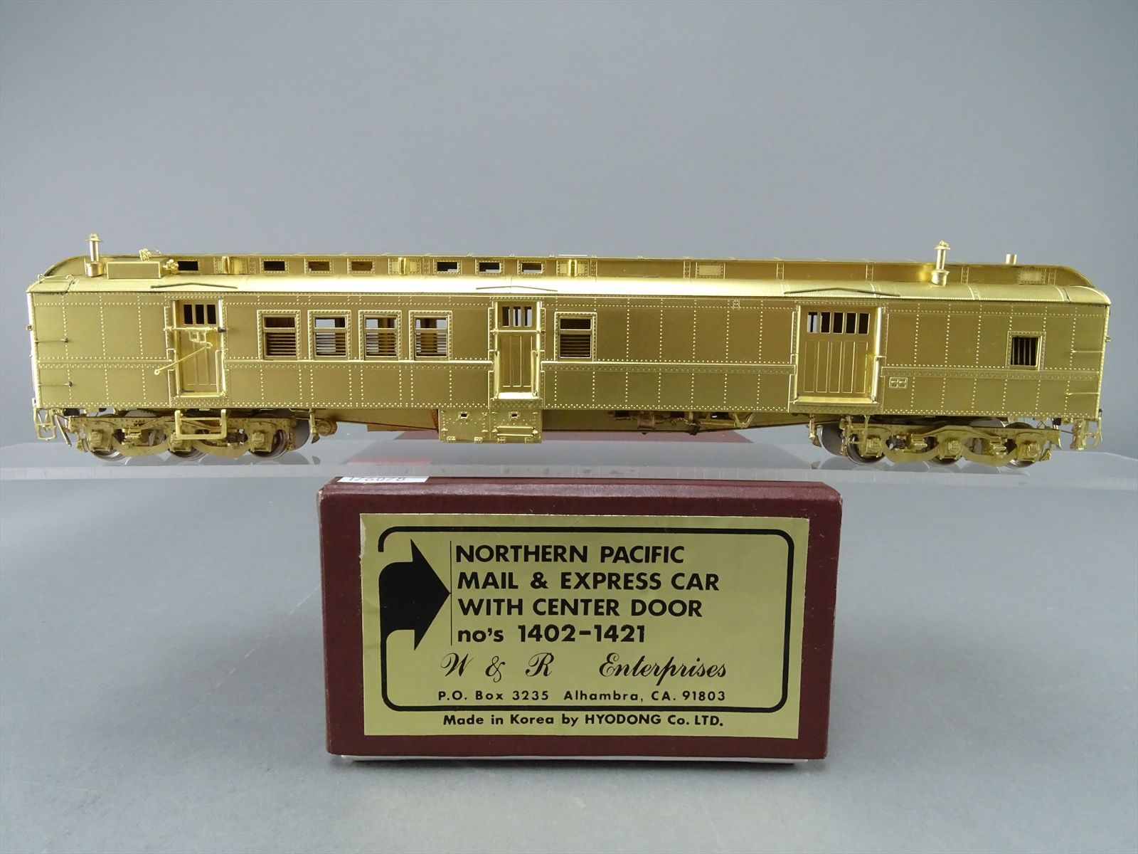 HO Brass Model - W&R NP Northern Pacific Mail & Express Car w/ Center ...