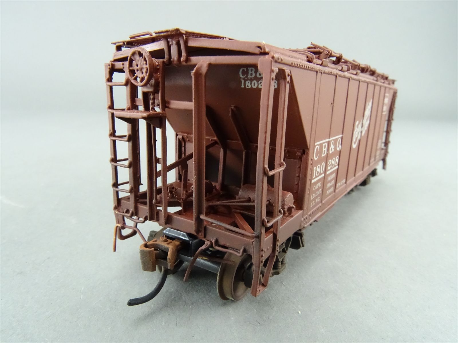 HO Brass Model - PRB Pecos River 2605 ACF 34' Covered Hopper PCB&Q ...