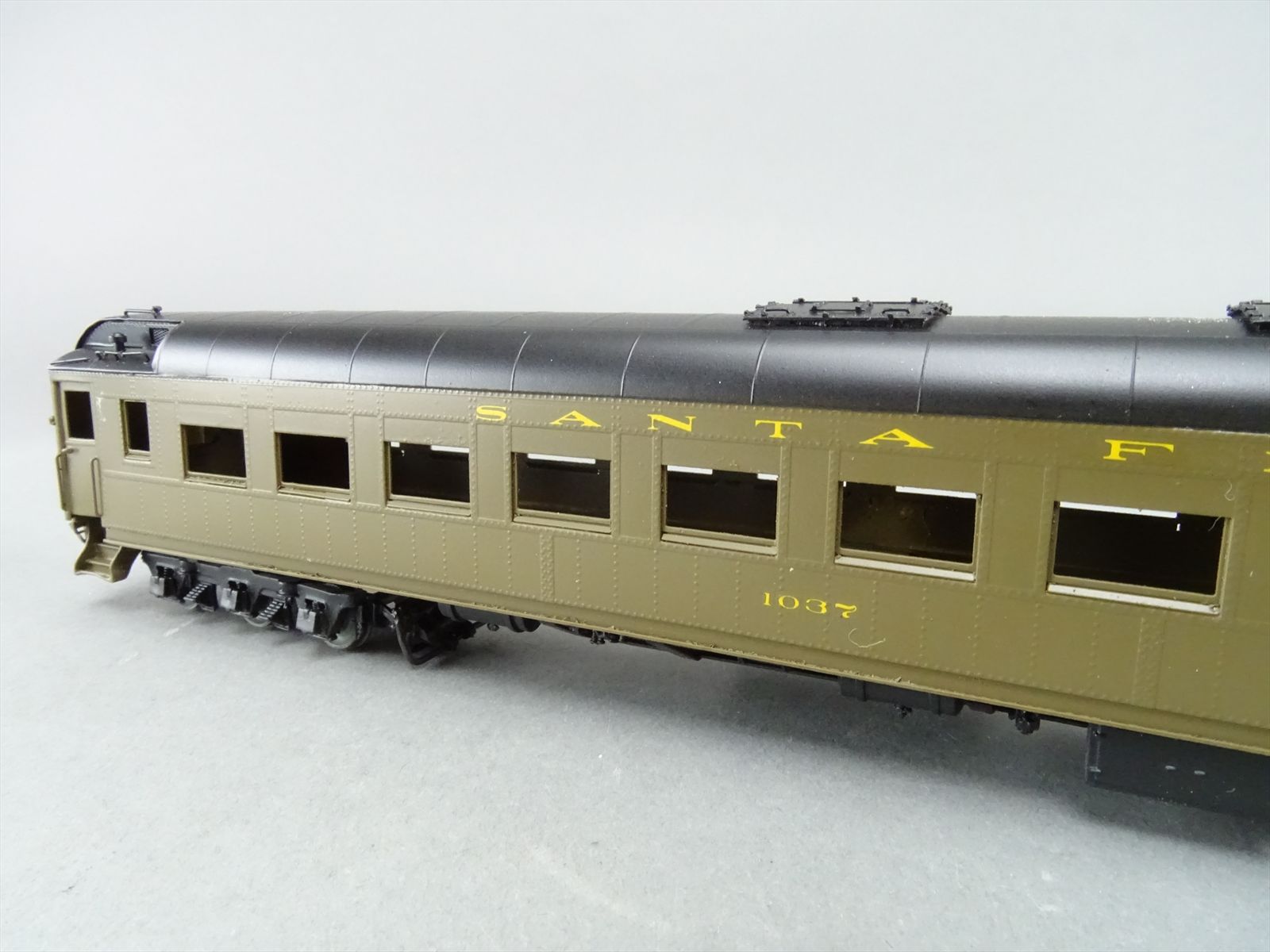 HO Brass Model - PRB Pecos River 2807 AT&SF Santa Fe HW Chair Smoker w ...