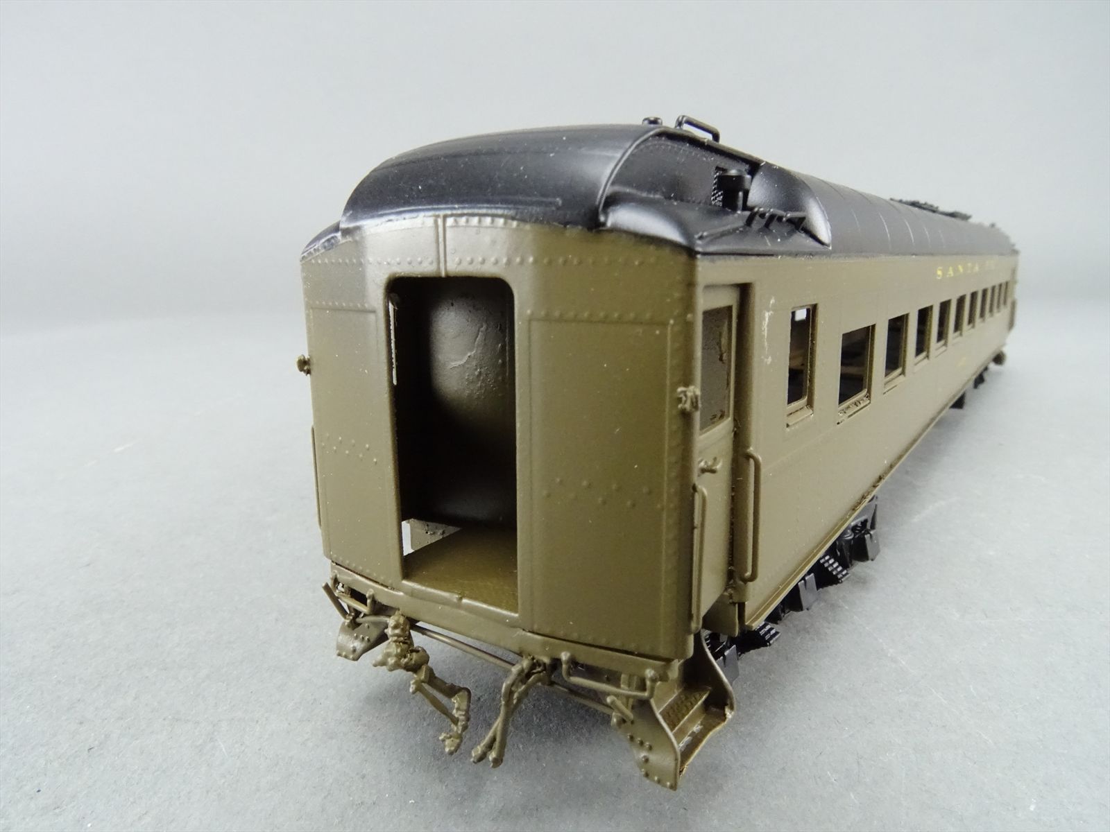 HO Brass Model - PRB Pecos River 2807 AT&SF Santa Fe HW Chair Smoker w ...